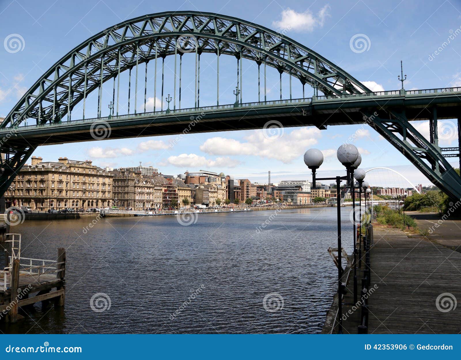 Tyne Bridge. stock photo. Image of newcastle, tyne, bridge - 42353906