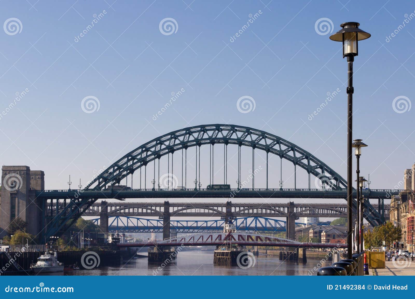 Tyne bridges stock photo. Image of quayside, posts, tourism - 21492384