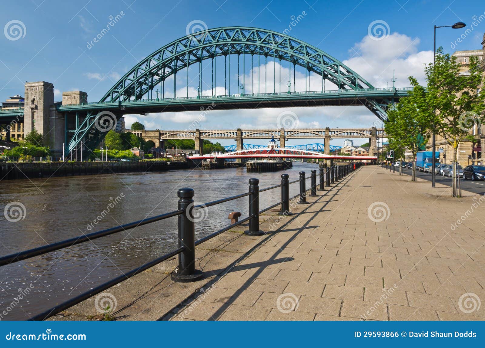 Tyne Bridges at Newcastle stock photo. Image of tyne - 29593866