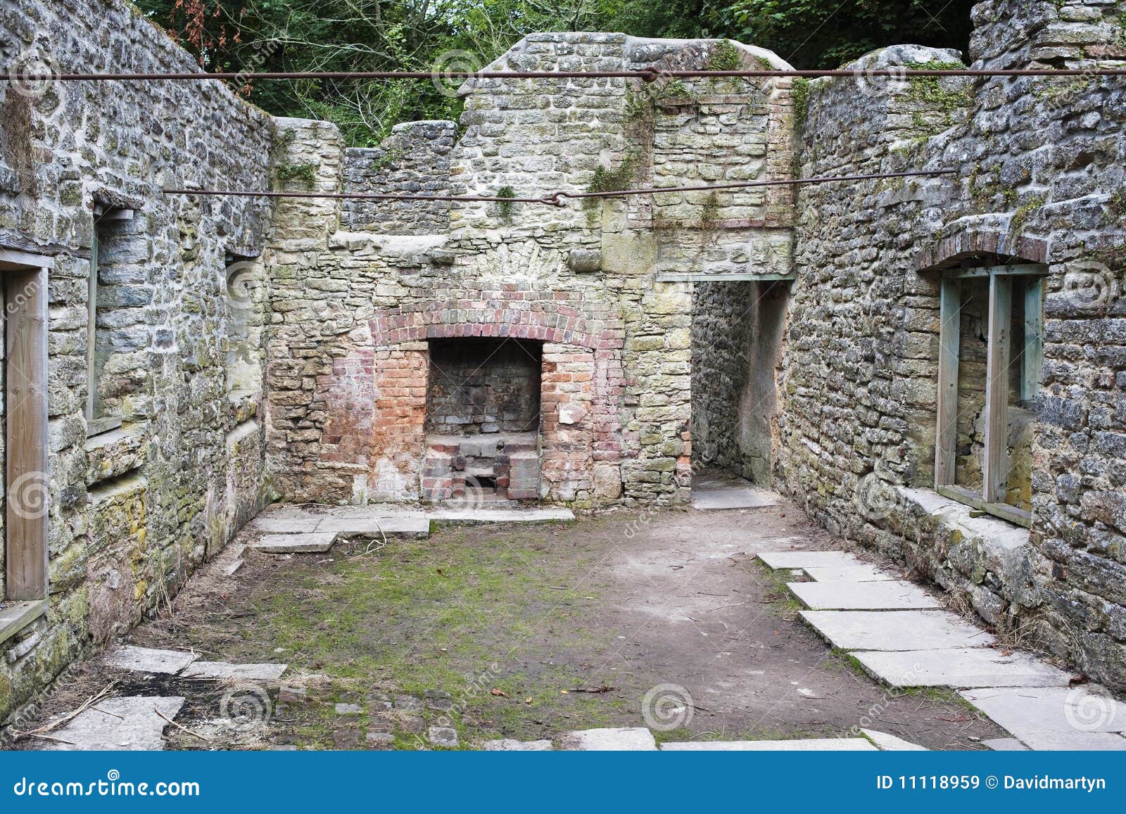 Tyneham village stock image. Image of ghost, ruins, history - 11118959