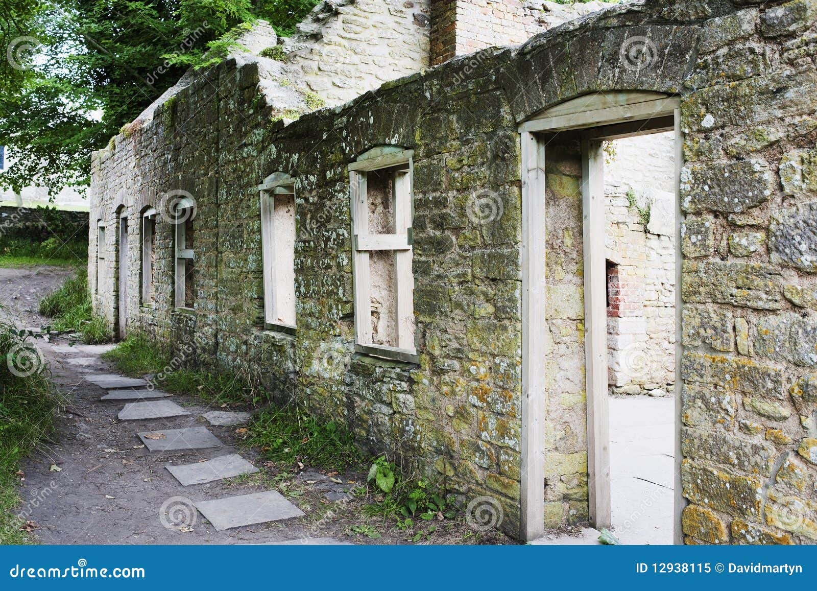 Tyneham village stock image. Image of heritage, ghost - 12938115