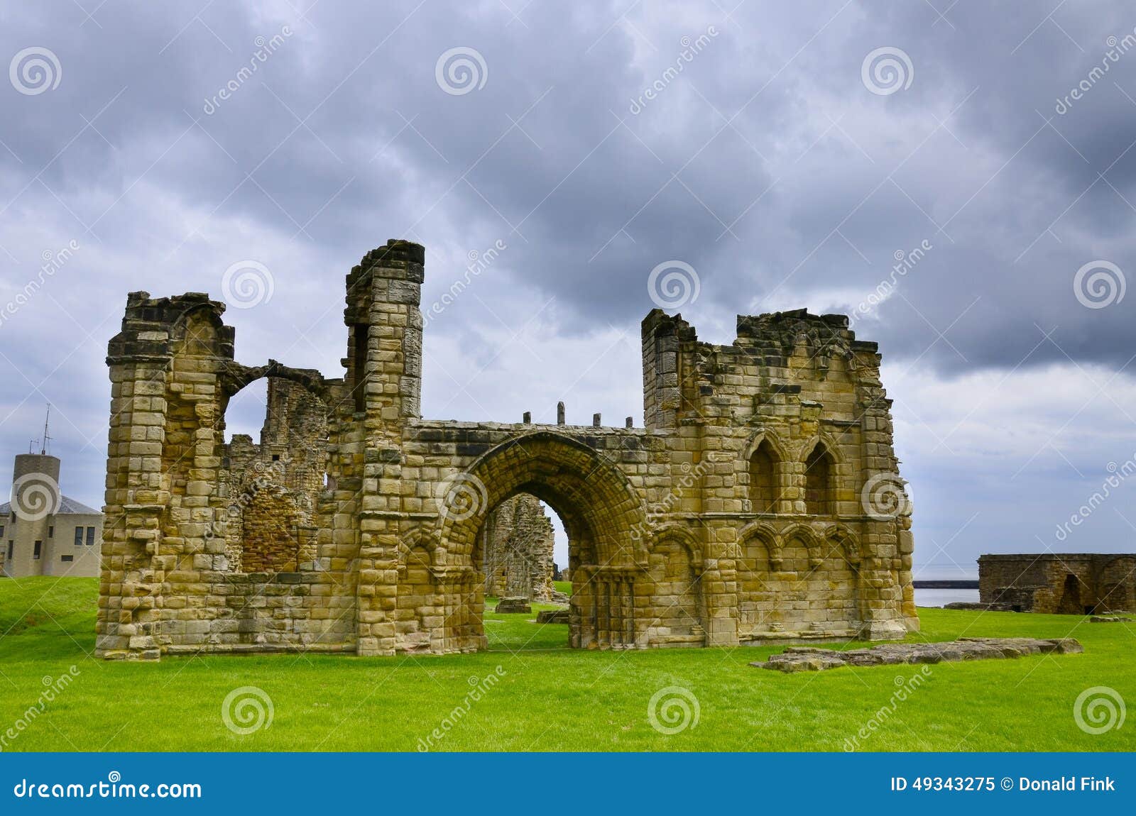 Tynemouth Priory and Castle Stock Image - Image of england ...