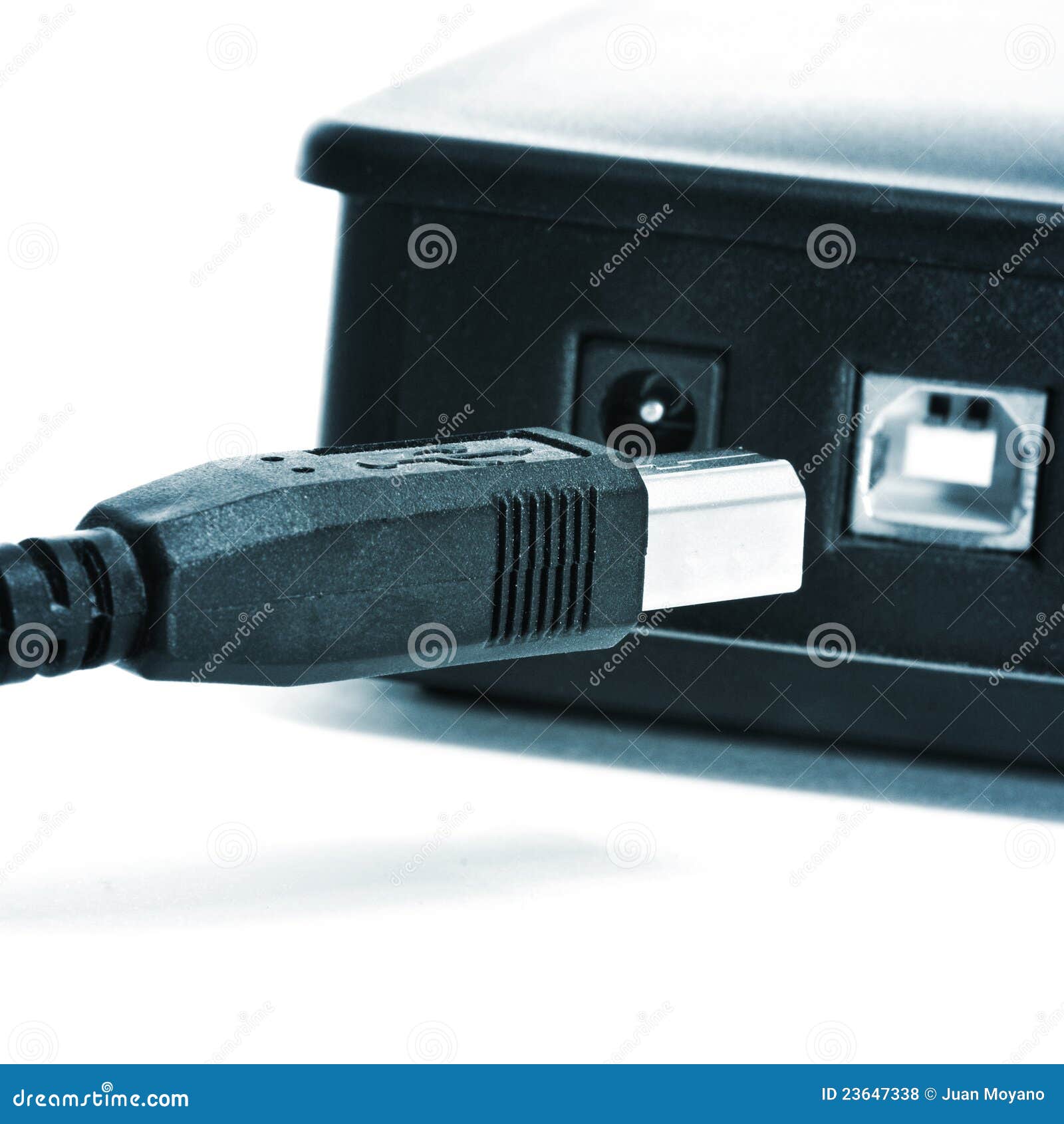 USB Type B Plug, Standard Male Connector. Common For Printers, Arduino ...