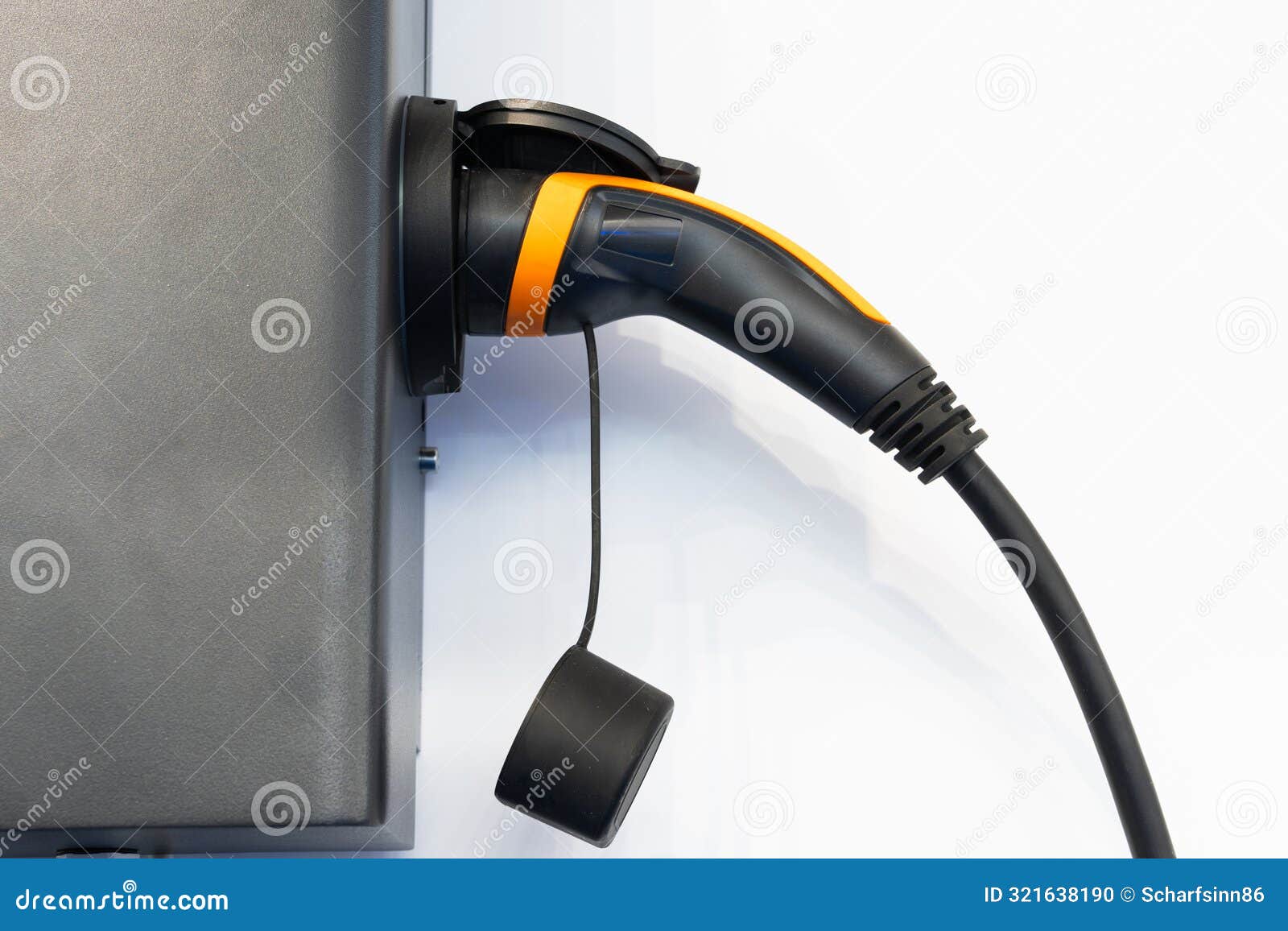 Type C Charging Station for Electric Vehicles. Stock Photo - Image of ...