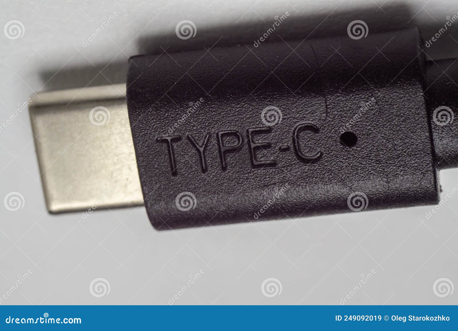 Type-c Connector, Part of Usb Wire for Synchronization Stock Image ...