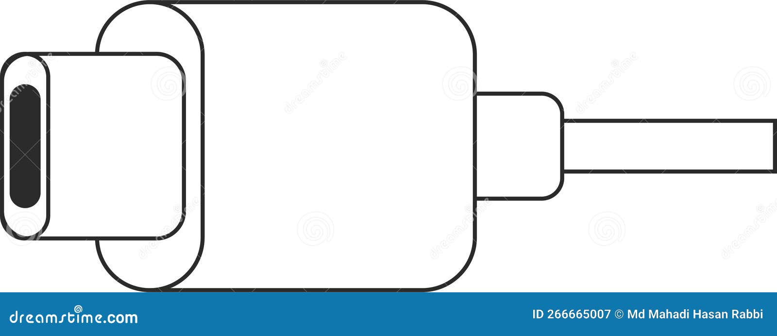 Type C Icon, USB Type Icon, Charging Cable Black Vector Icon. Stock ...