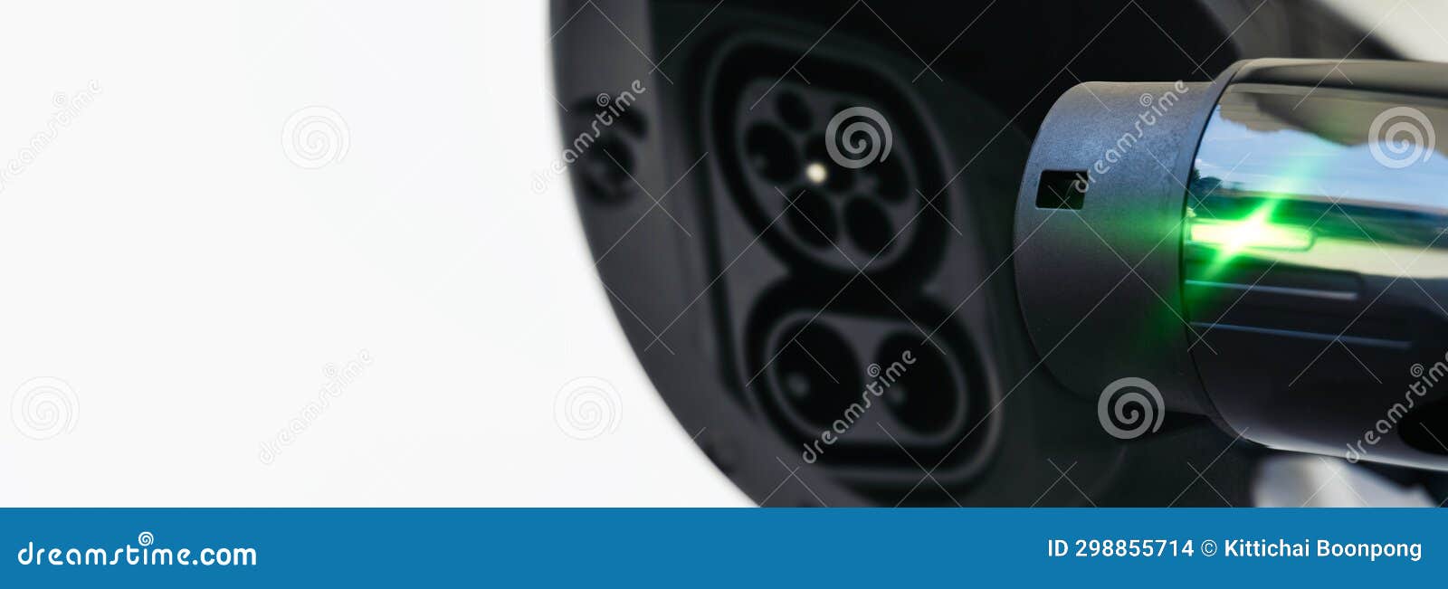 Type 2 CCS Plug Port on Electric Vehicle. DC - CCS Type 2 EV Charging ...