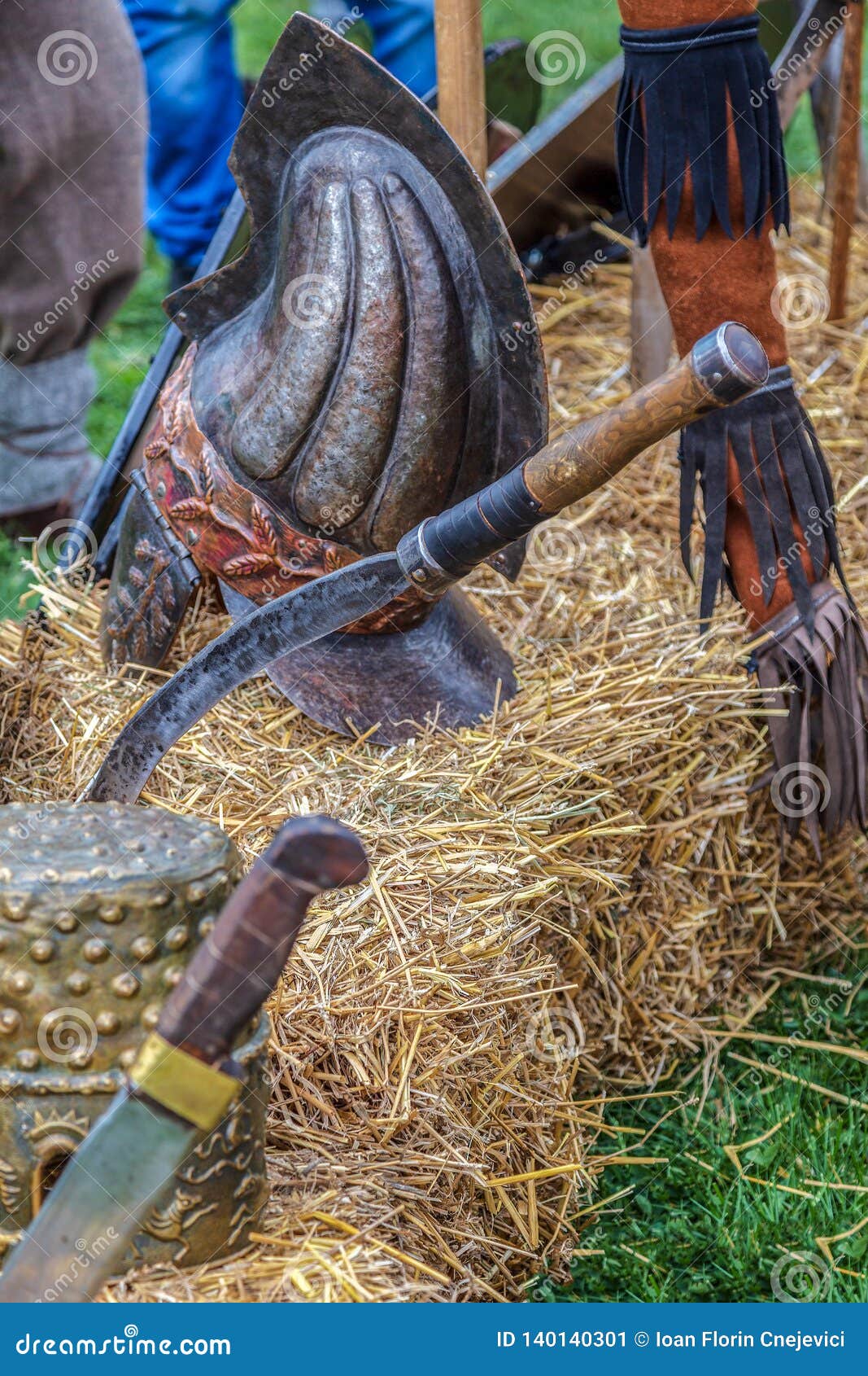 Type of Dacian Ancient Weapon Stock Image - Image of posing, fighter ...