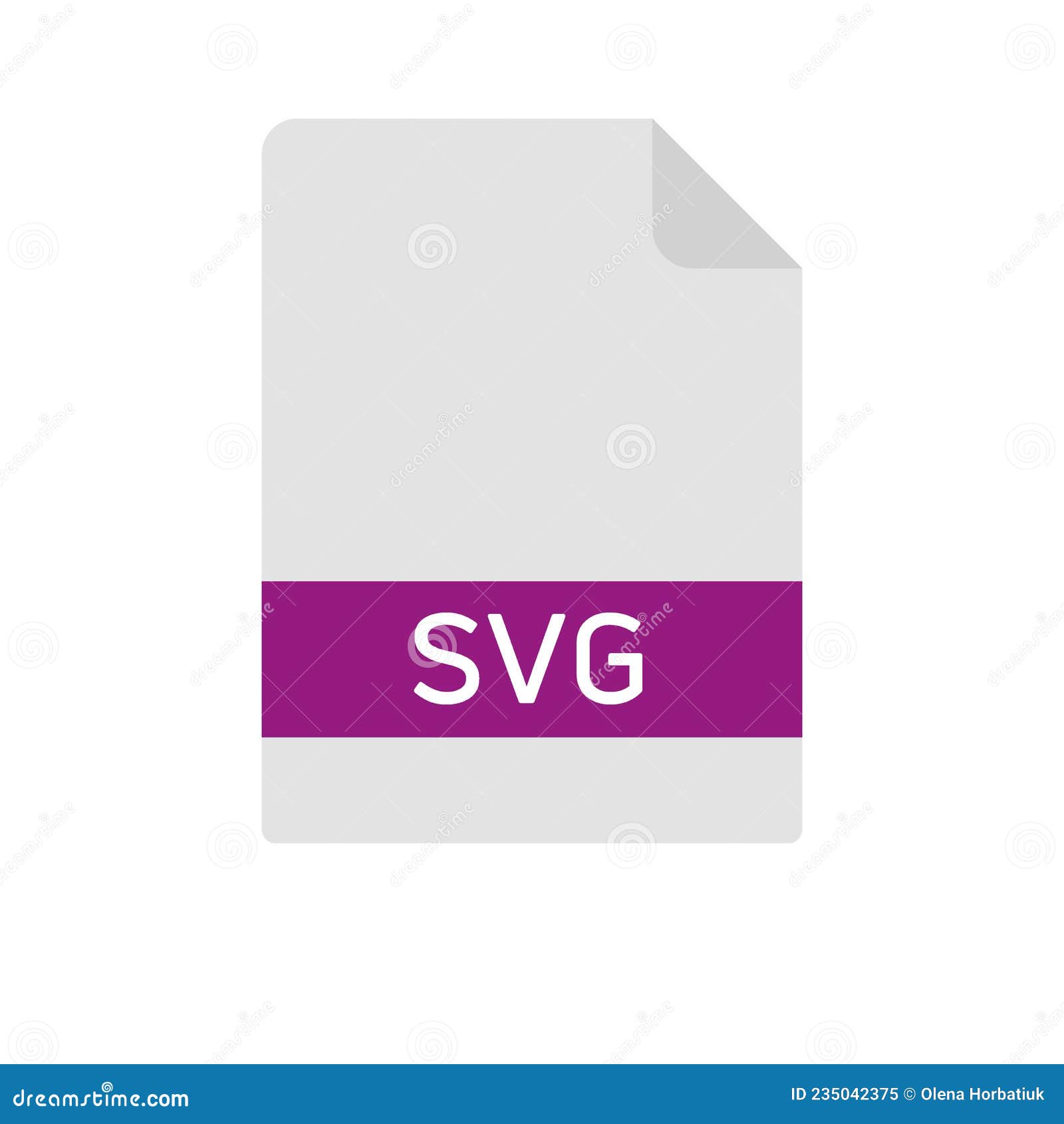 Type De Fichier Svg Et Extension. Illustration Vectorielle. Conception ...