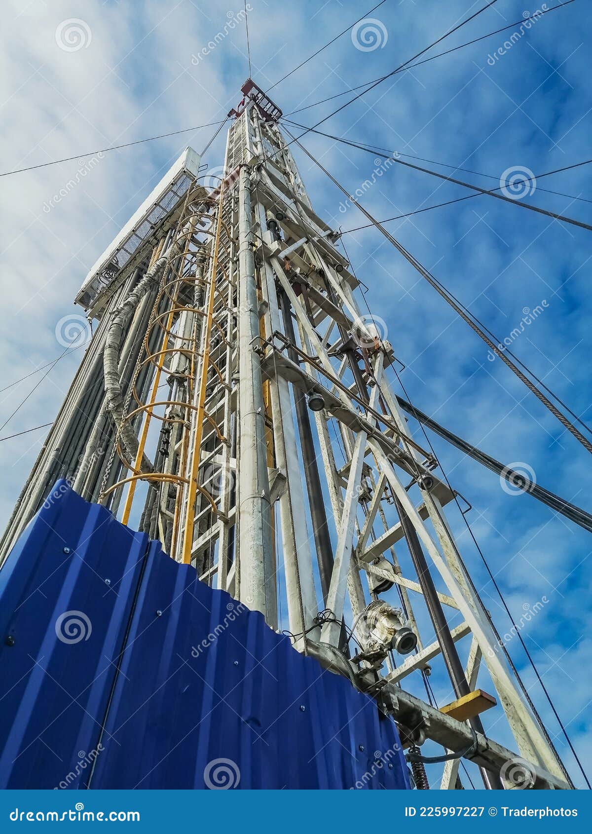 Type Derrick Inside from Bottom To Top Stock Image - Image of ...