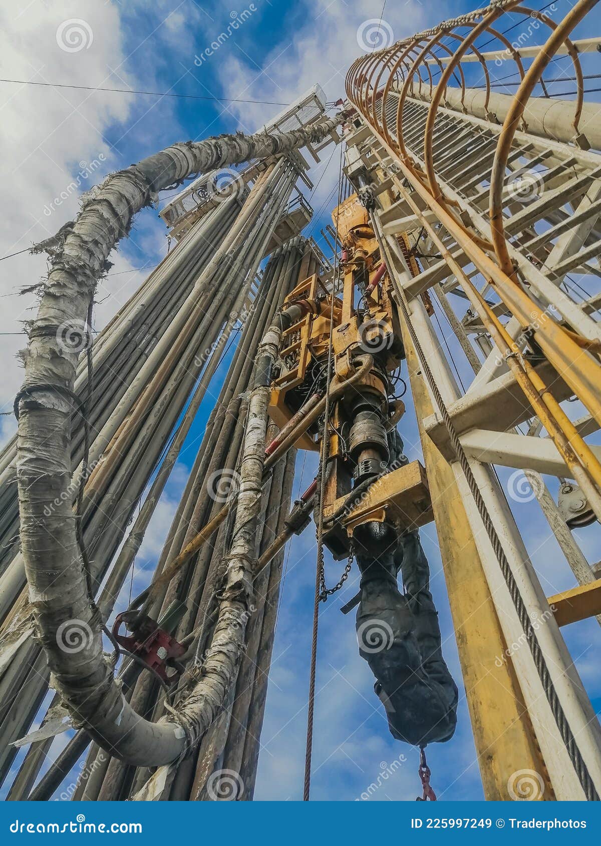 Type Derrick Inside from Bottom To Top Stock Image - Image of power ...