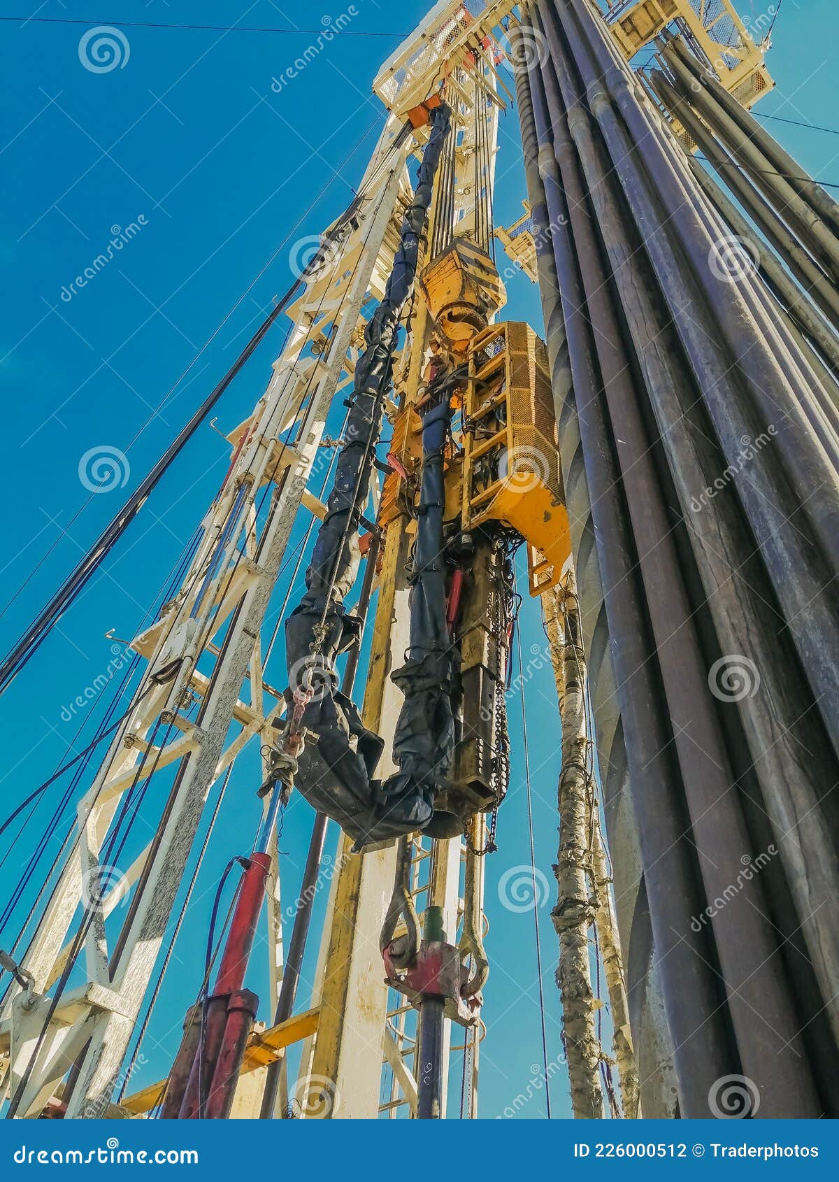 Type Derrick Inside from Bottom To Top Stock Photo - Image of installed ...