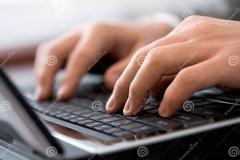 Type a document stock image. Image of employment, desktop - 7948891