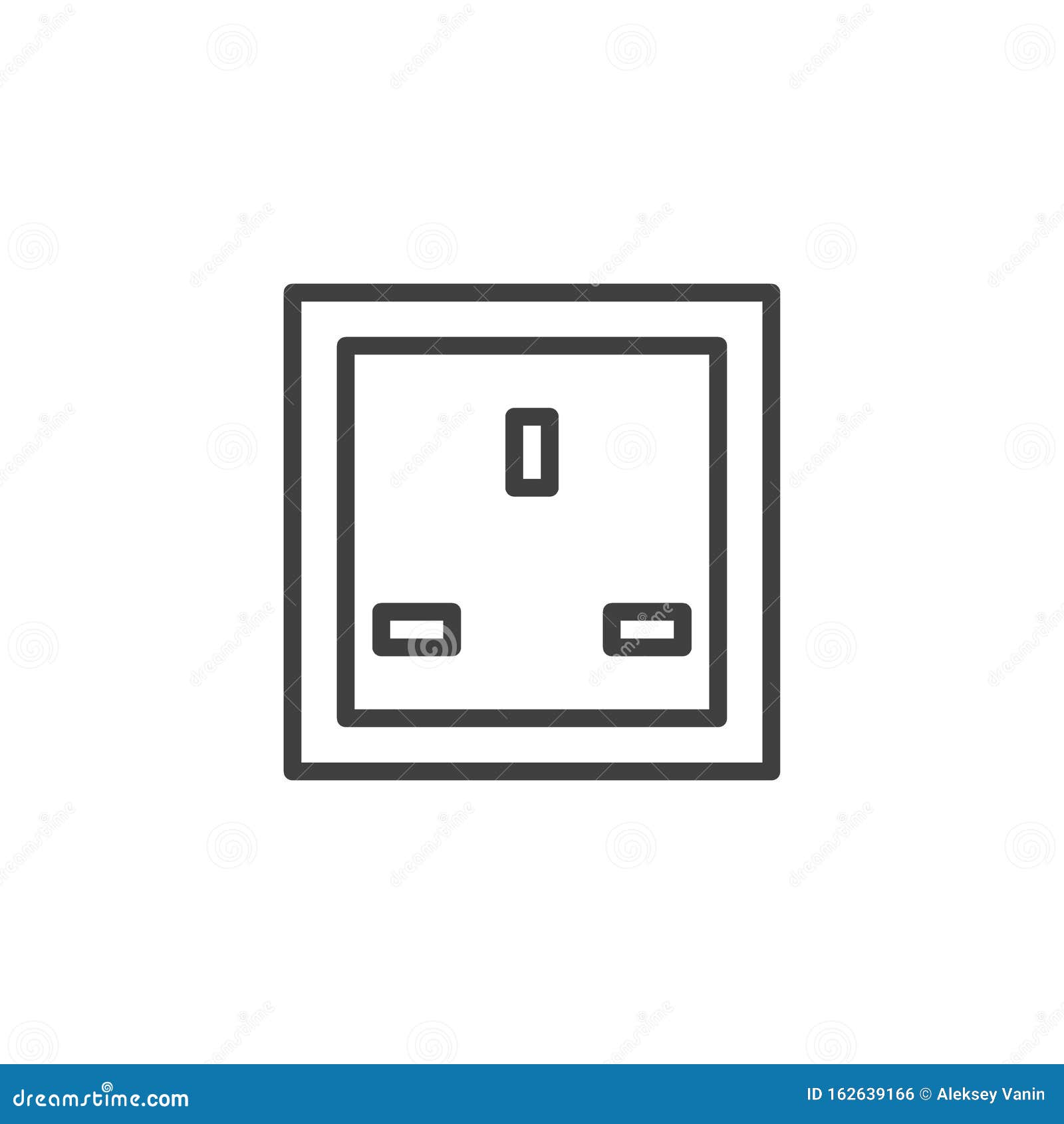 Socket, In Line Design, Green. Socket, Outlet, Plug, Electrical, Power ...