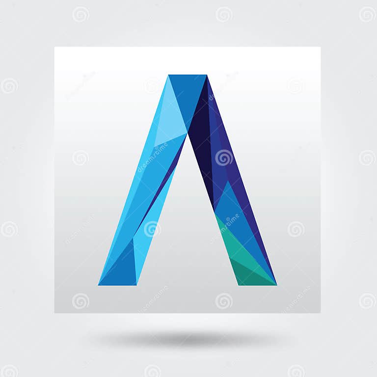 A Type Logo Icon Sign Button Symbol Vector Stock Vector - Illustration ...