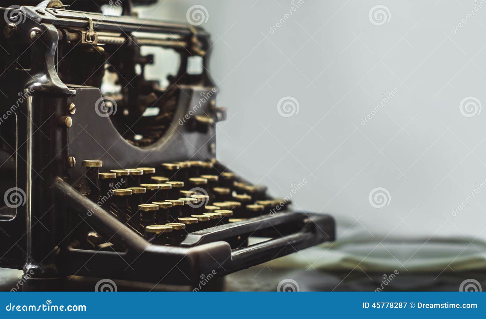 Type machine stock image. Image of retro, type, golden - 45778287