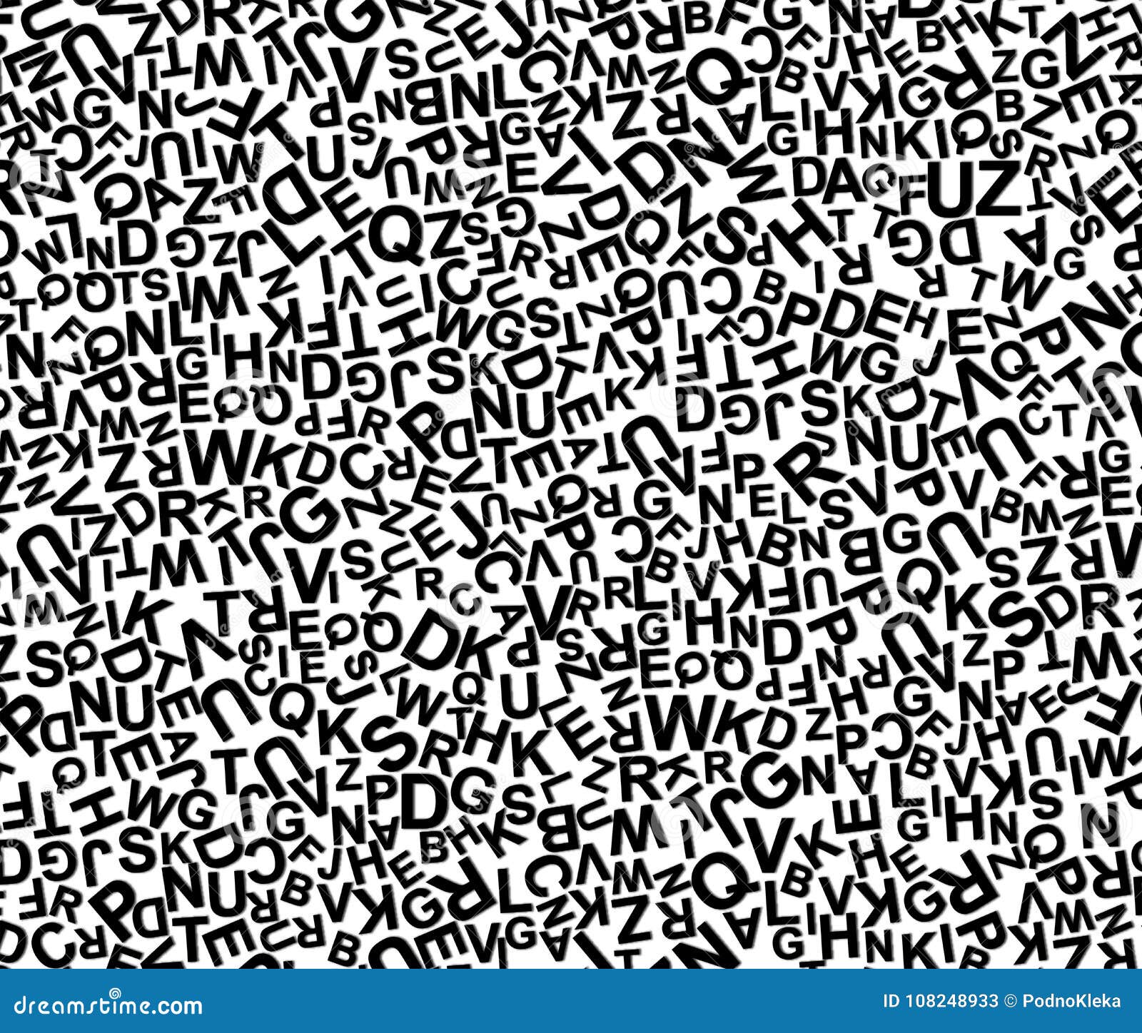 Type Me Alphabet Letters Pattern Stock Image - Illustration of typo ...