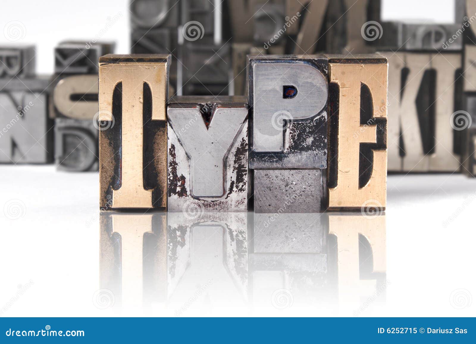 TYPE - movable type stock image. Image of media, print - 6252715