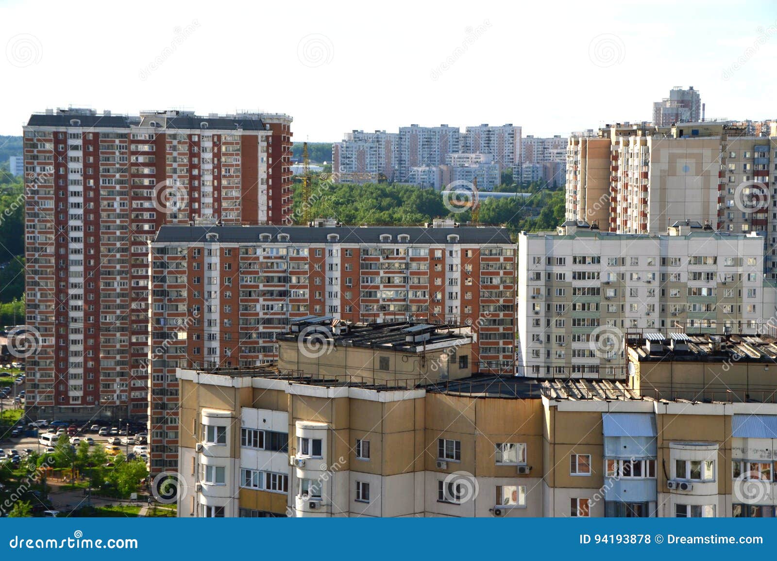 Type of Residential Multi-storey Buildings Stock Photo - Image of ...