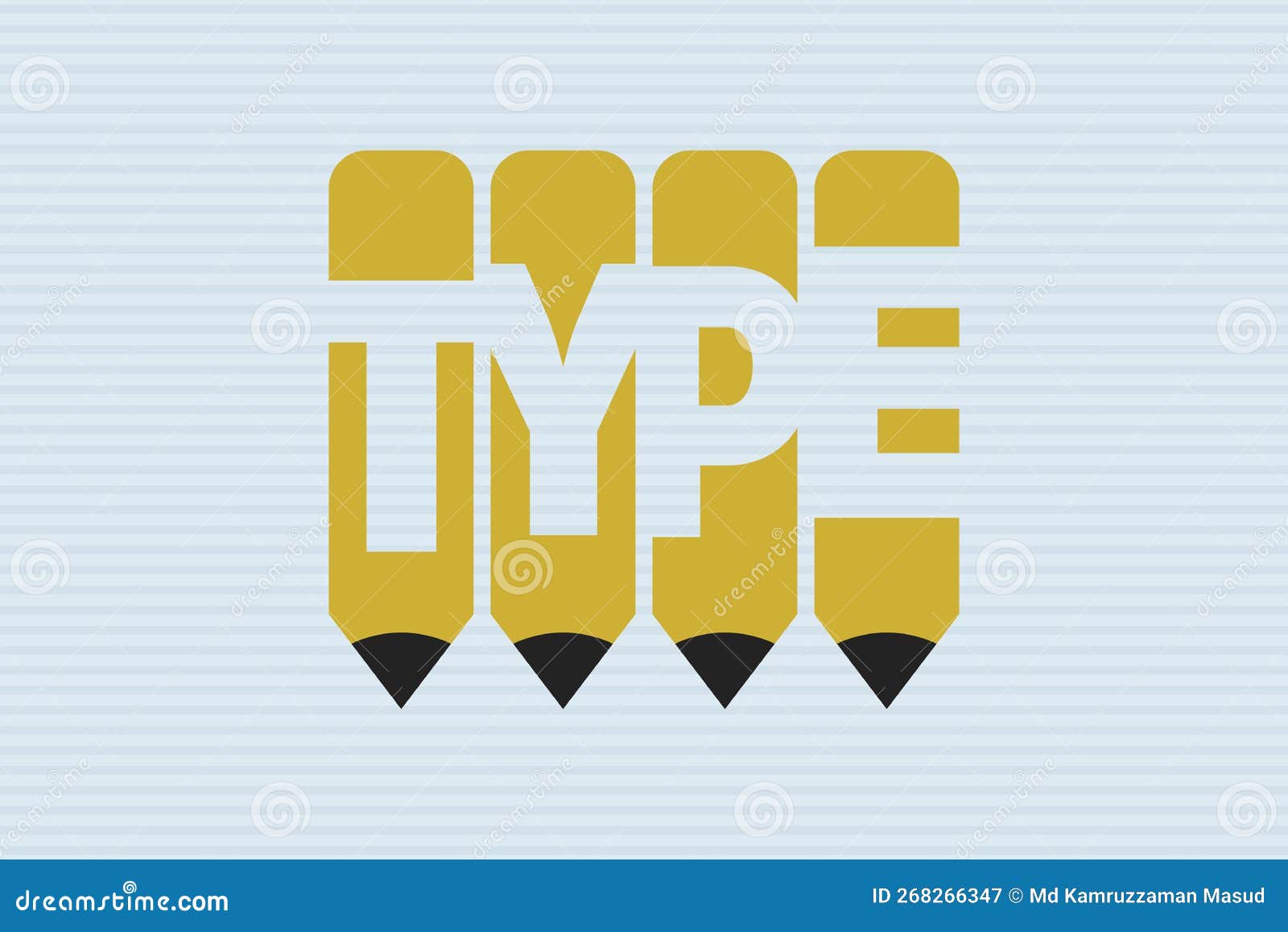 Type Text with Pen Symbol Creative Ideas Design, Vector Illustration ...