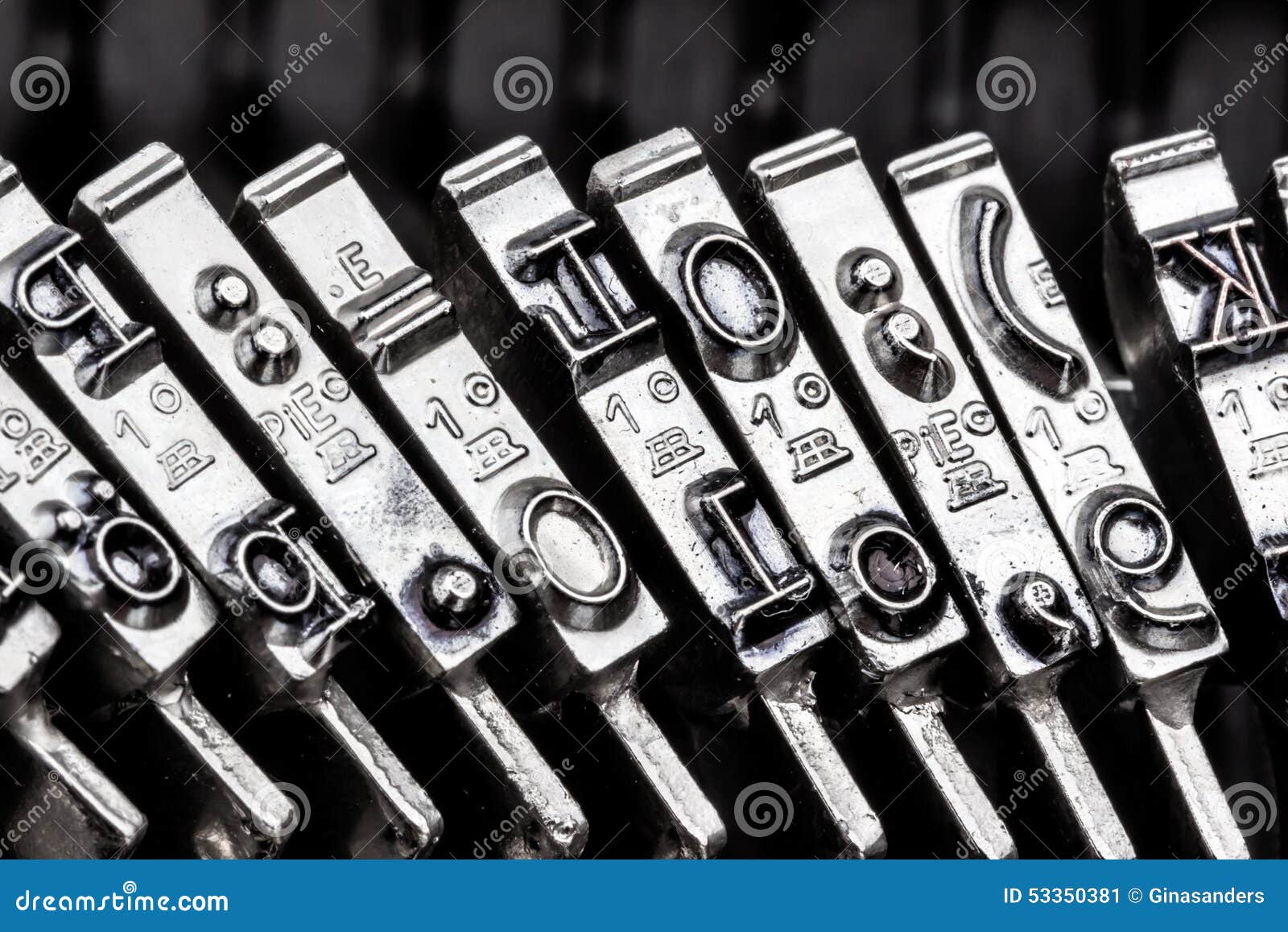 Type a typewriter stock image. Image of retro, ancient - 53350381