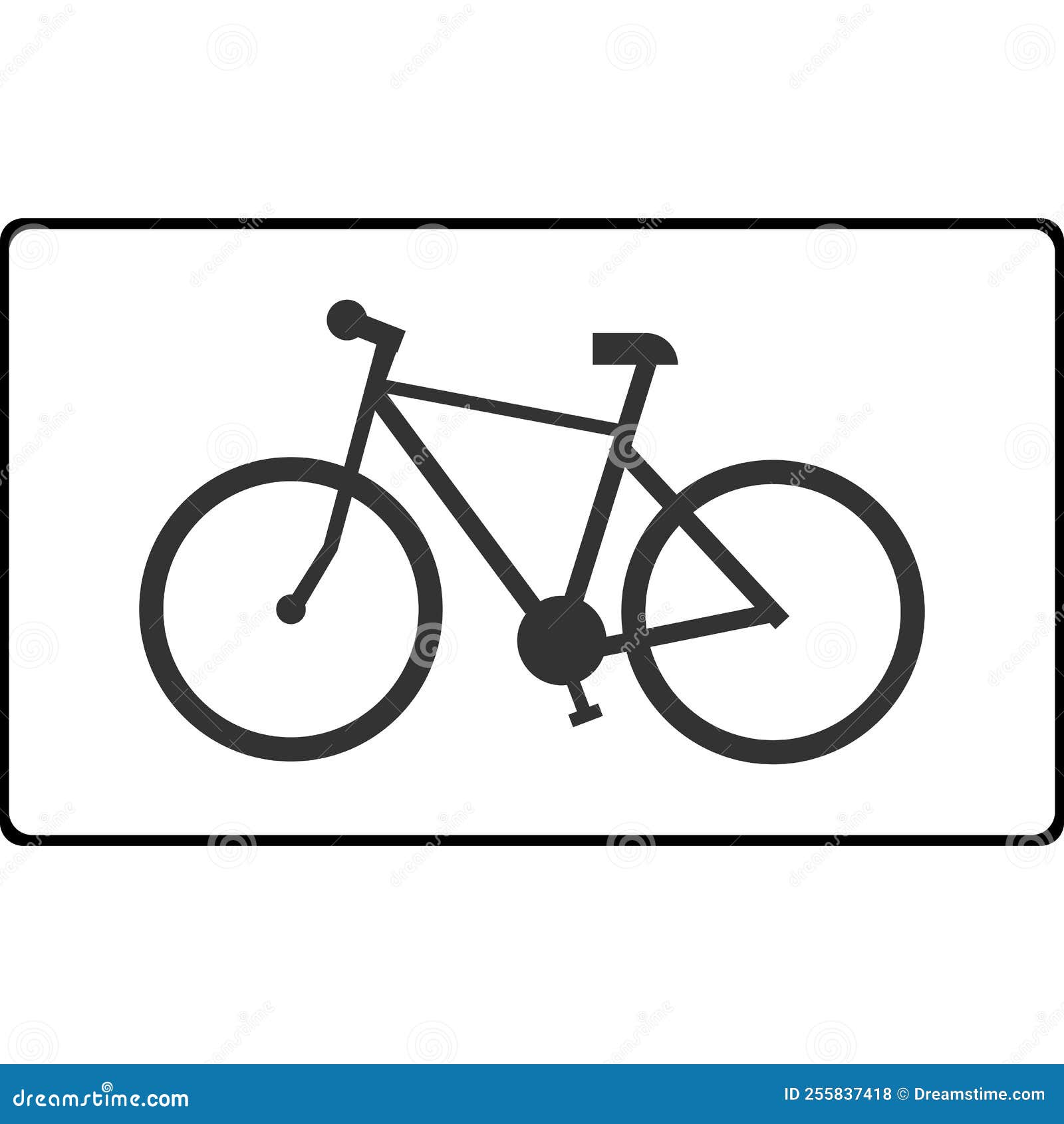 Type of Vehicle. the Bike Sign. Vector Image. Stock Vector ...