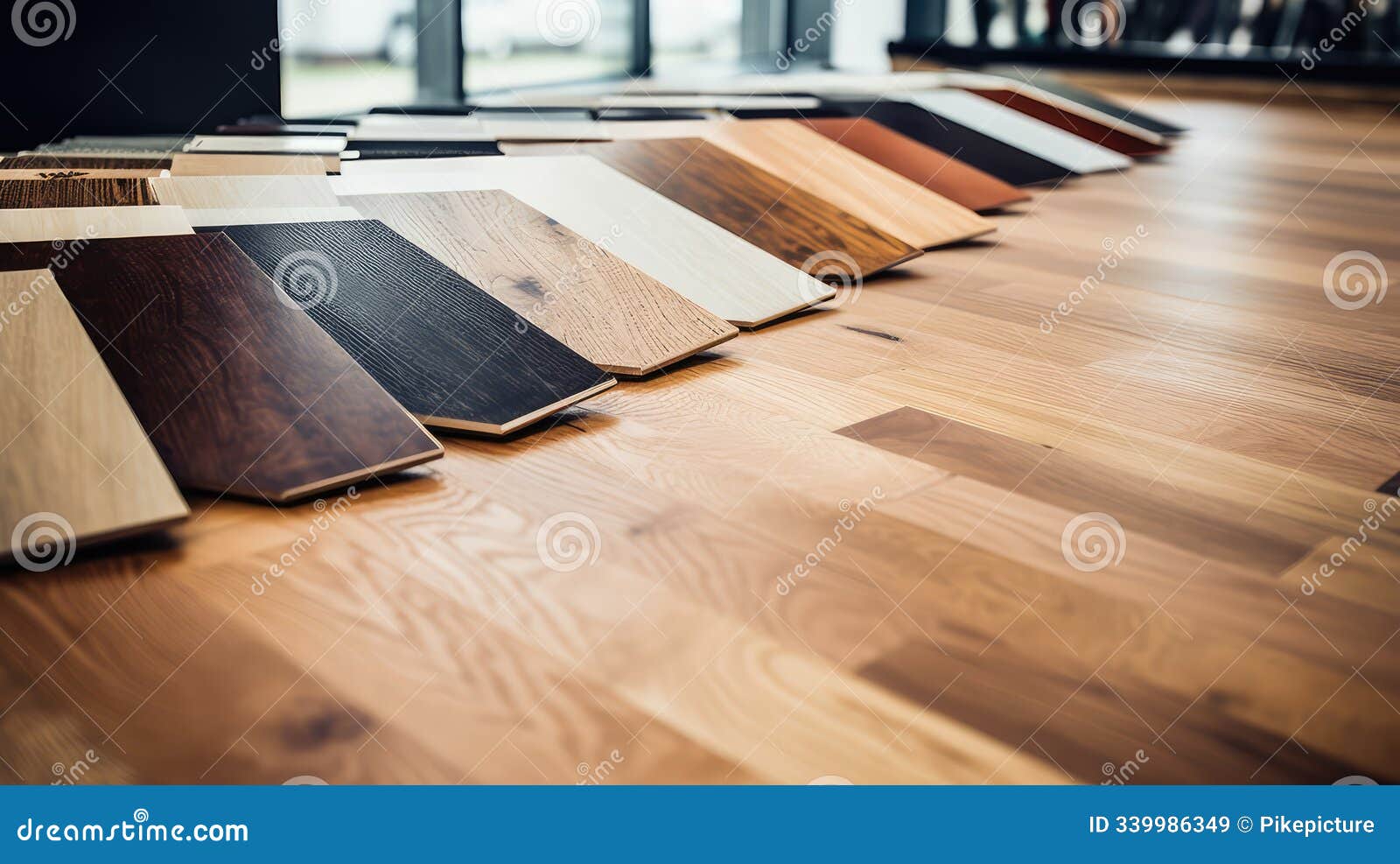 Type wood flooring samples stock illustration. Illustration of walnut ...