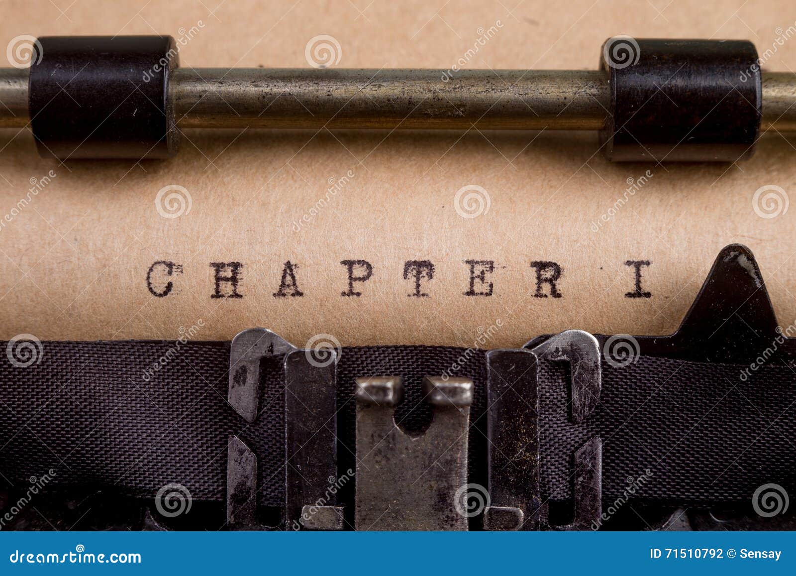 Typed Words on a Vintage Typewriter Stock Photo - Image of black ...