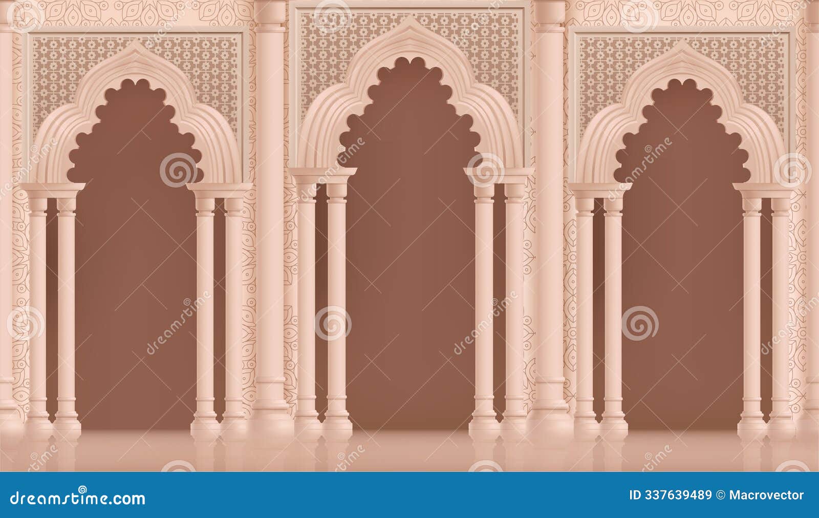 Types of Arches Realistic Composition Background Stock Image - Image of ...