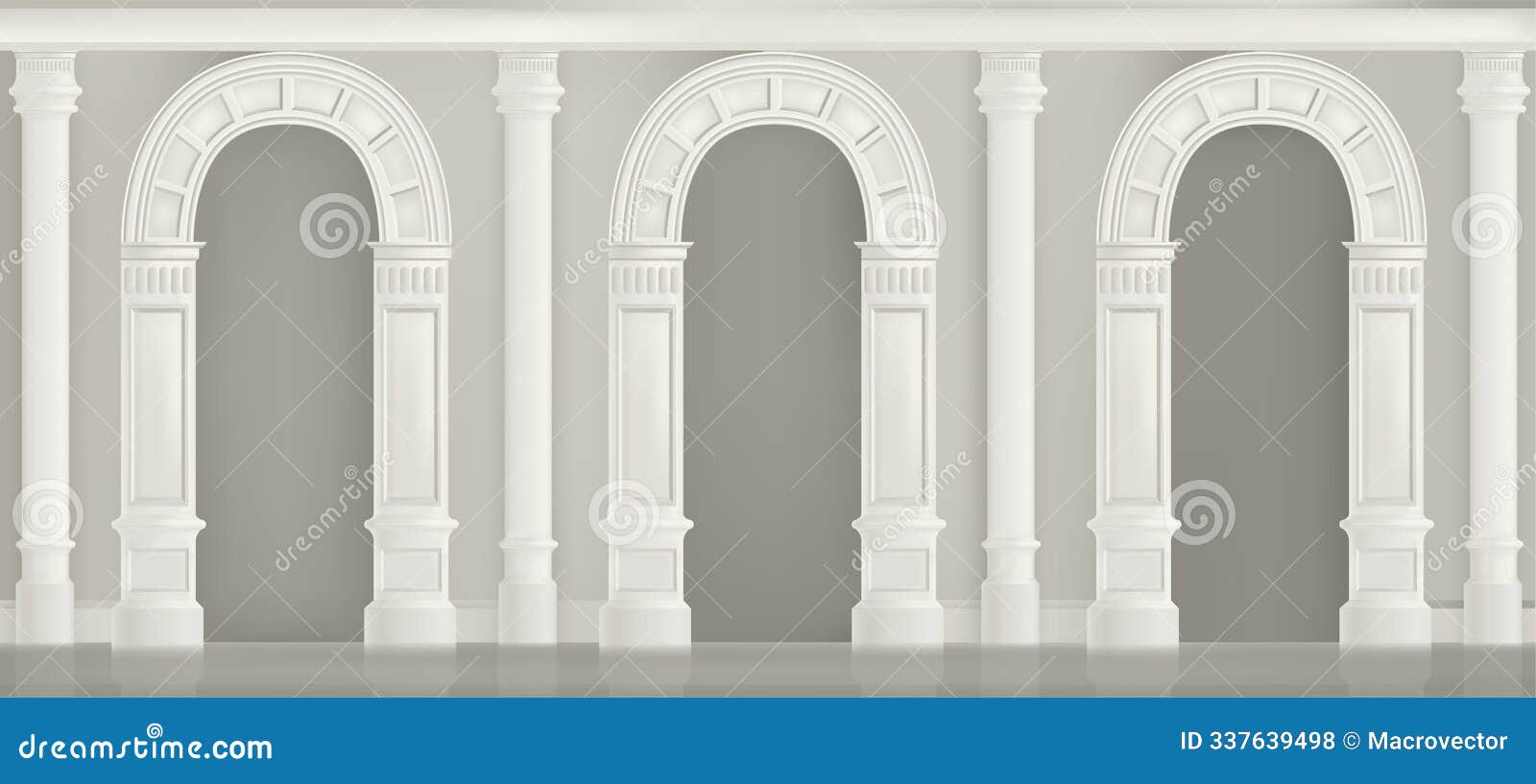 Types of Arches Realistic Composition Background Stock Photo - Image of ...