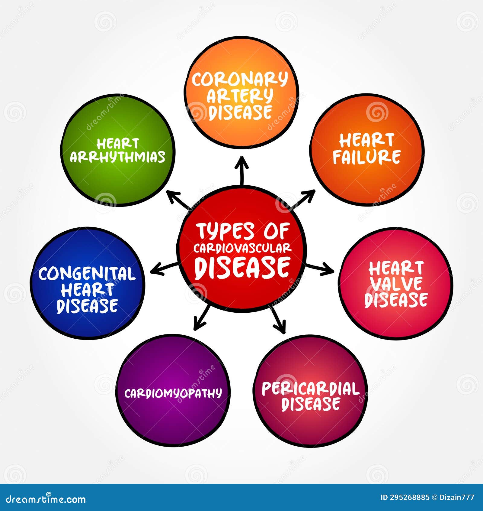 Types of Cardiovascular Disease (group of Disorders of the Heart and ...