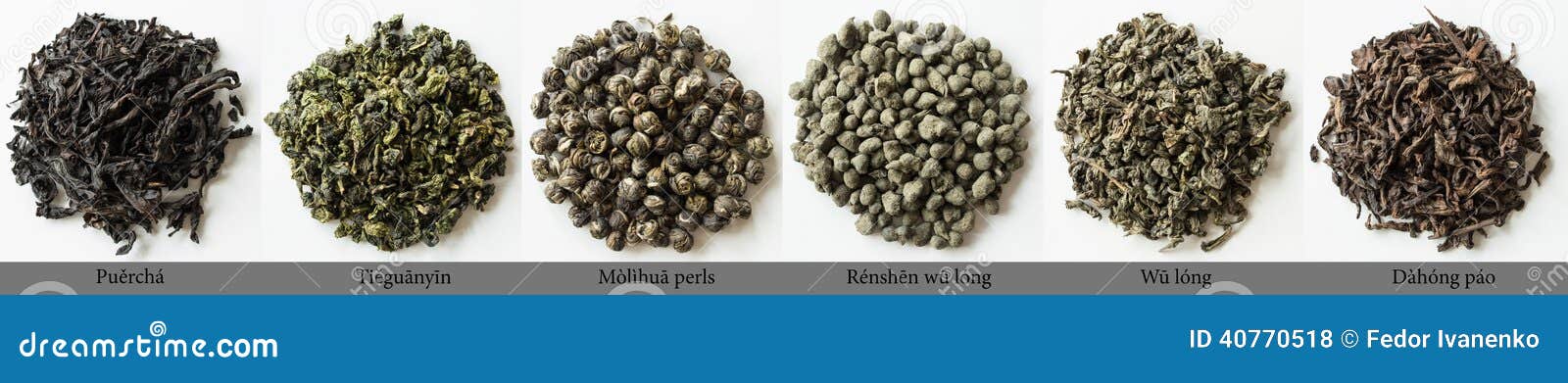 Types of chinese tea stock photo. Image of east, jasmine - 40770518