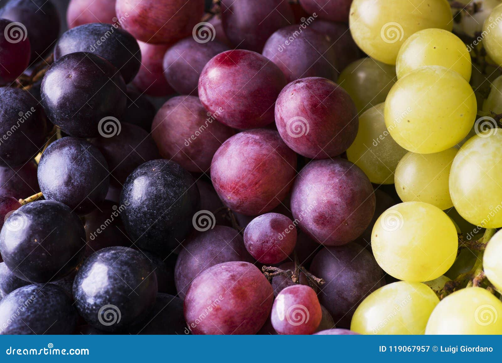 Types And Colors Of Table Grapes Royalty-Free Stock Photo ...