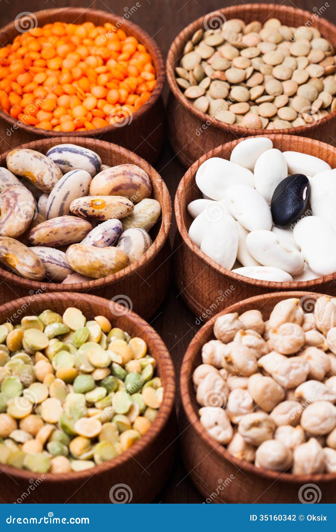 Types de haricots photo stock. Image du haricots, chickpea - 35160342