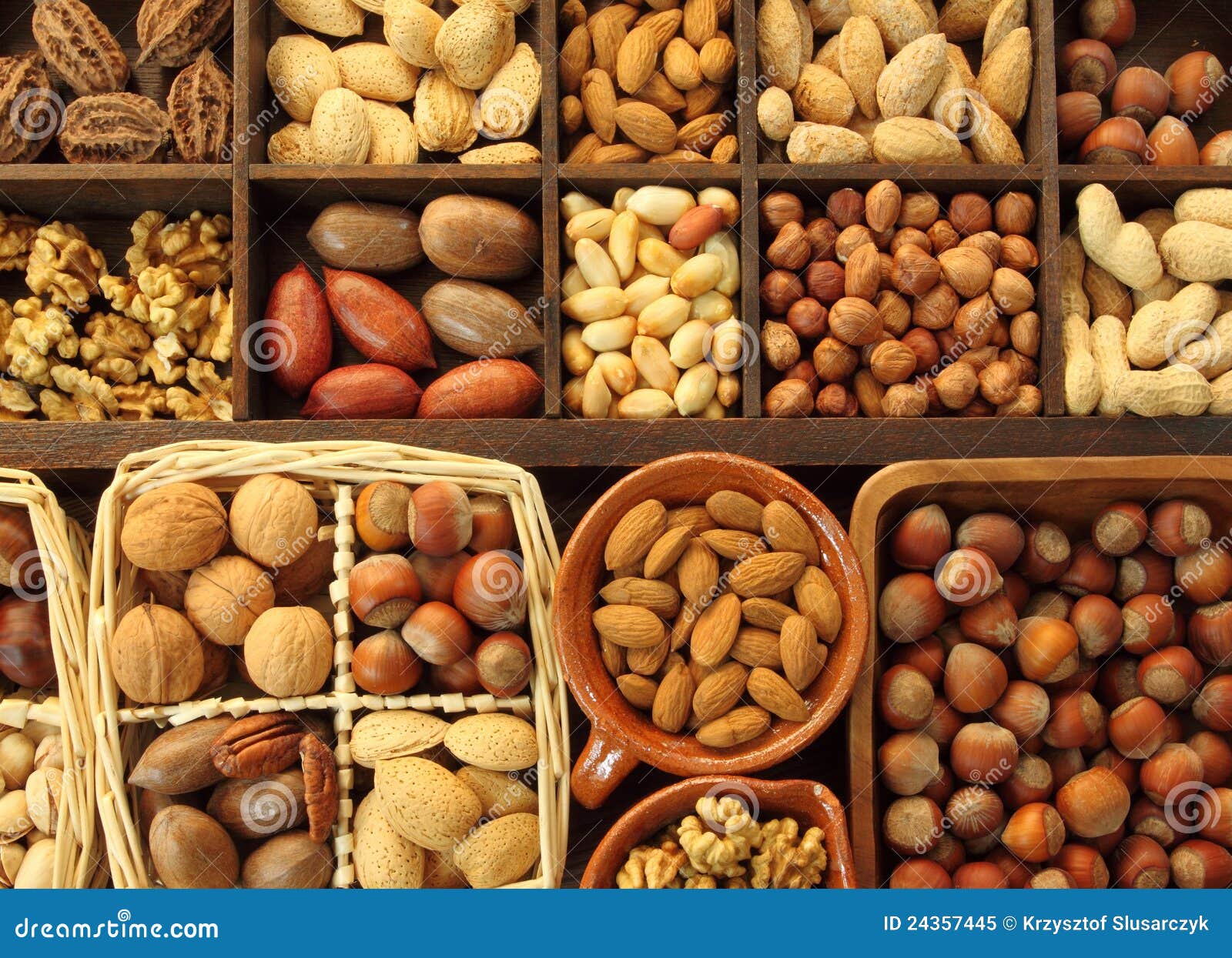Types de noix image stock. Image of types, mélange, pistache - 24357445