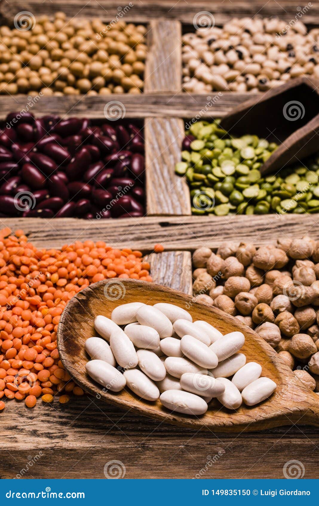 Types of dried vegetables stock photo. Image of variety - 149835150