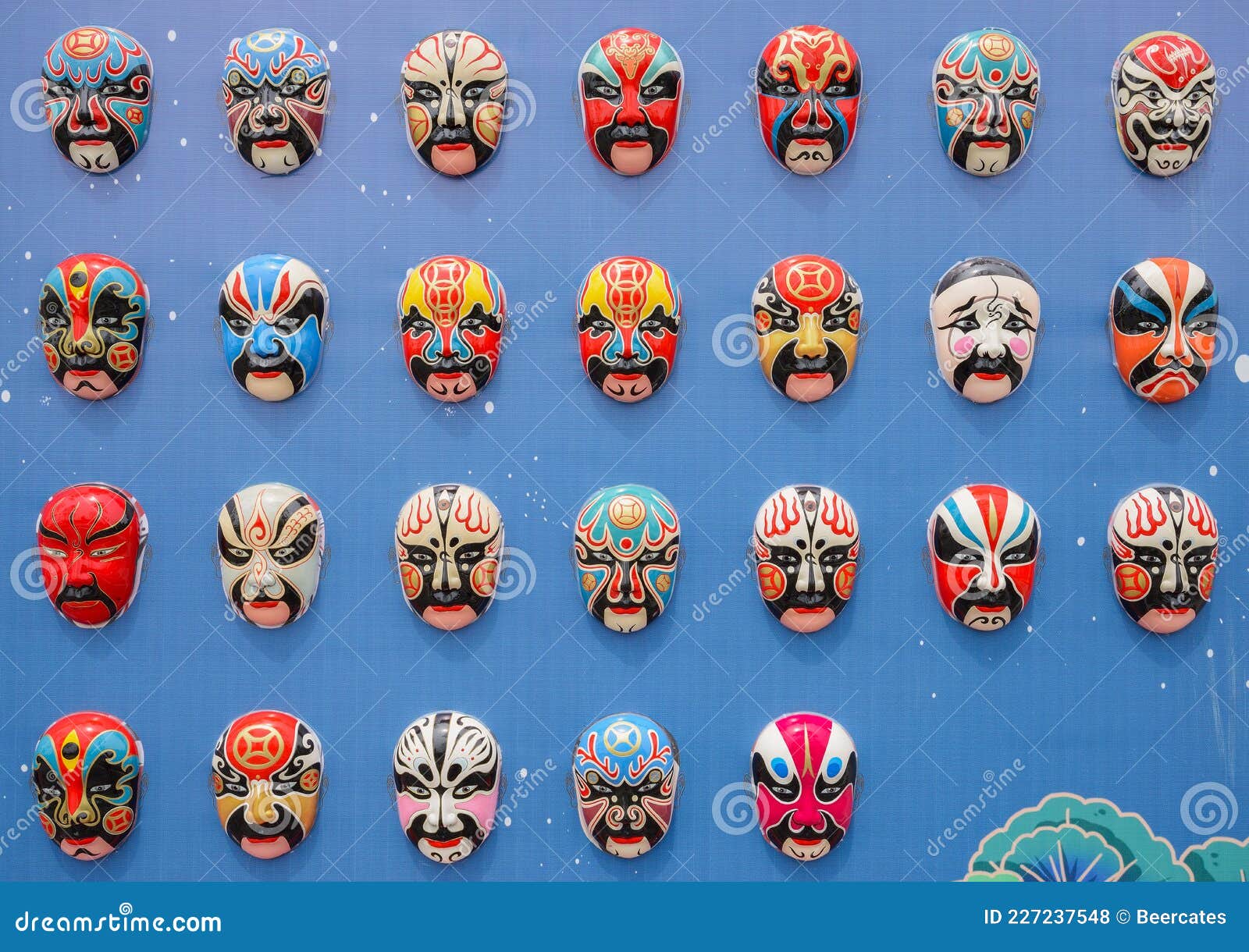 Types of Facial Makeup in Operas Editorial Stock Photo - Image of ...