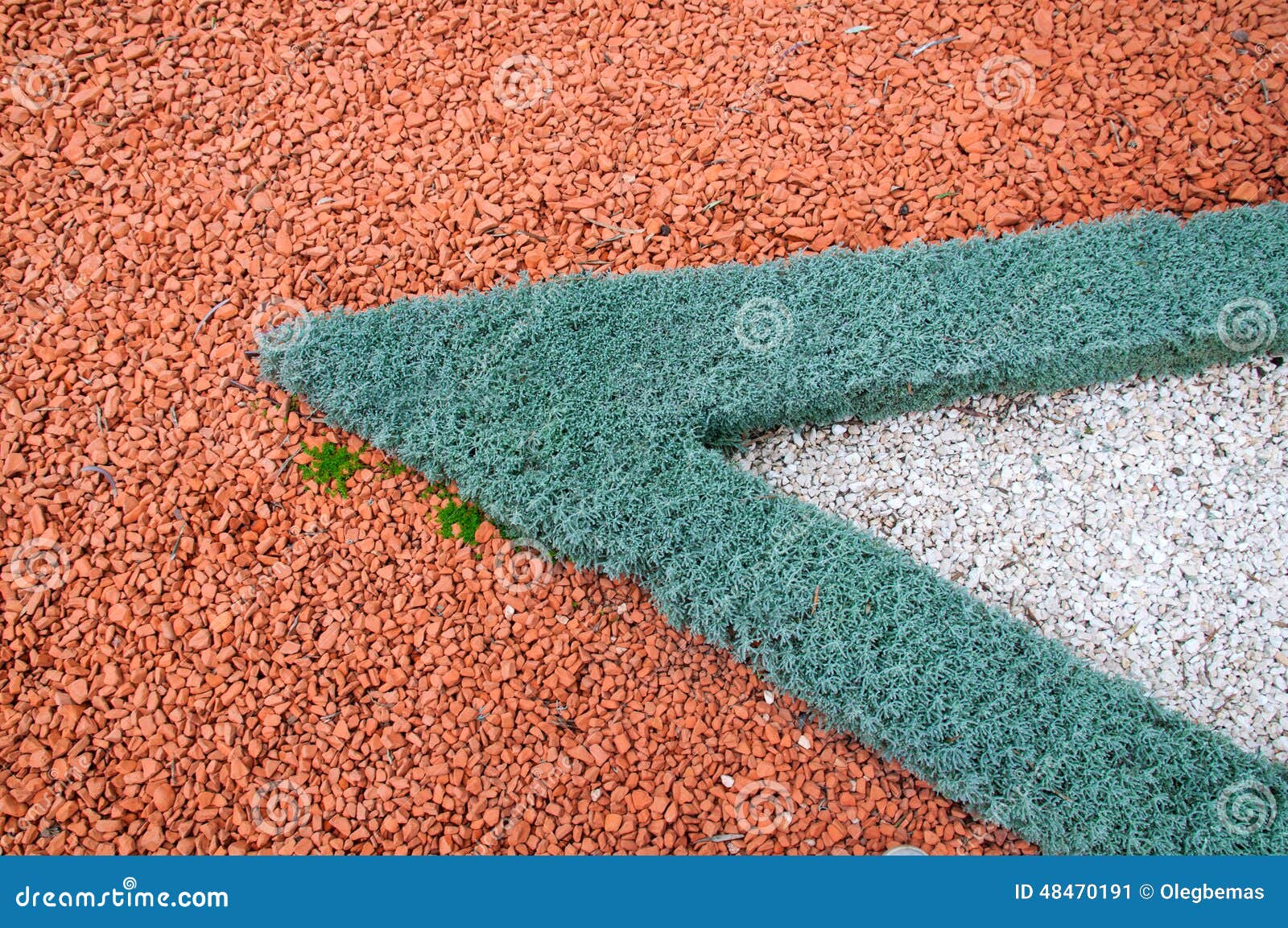 Types of Landscaping and Decorations Garden Paths Stock Image - Image ...