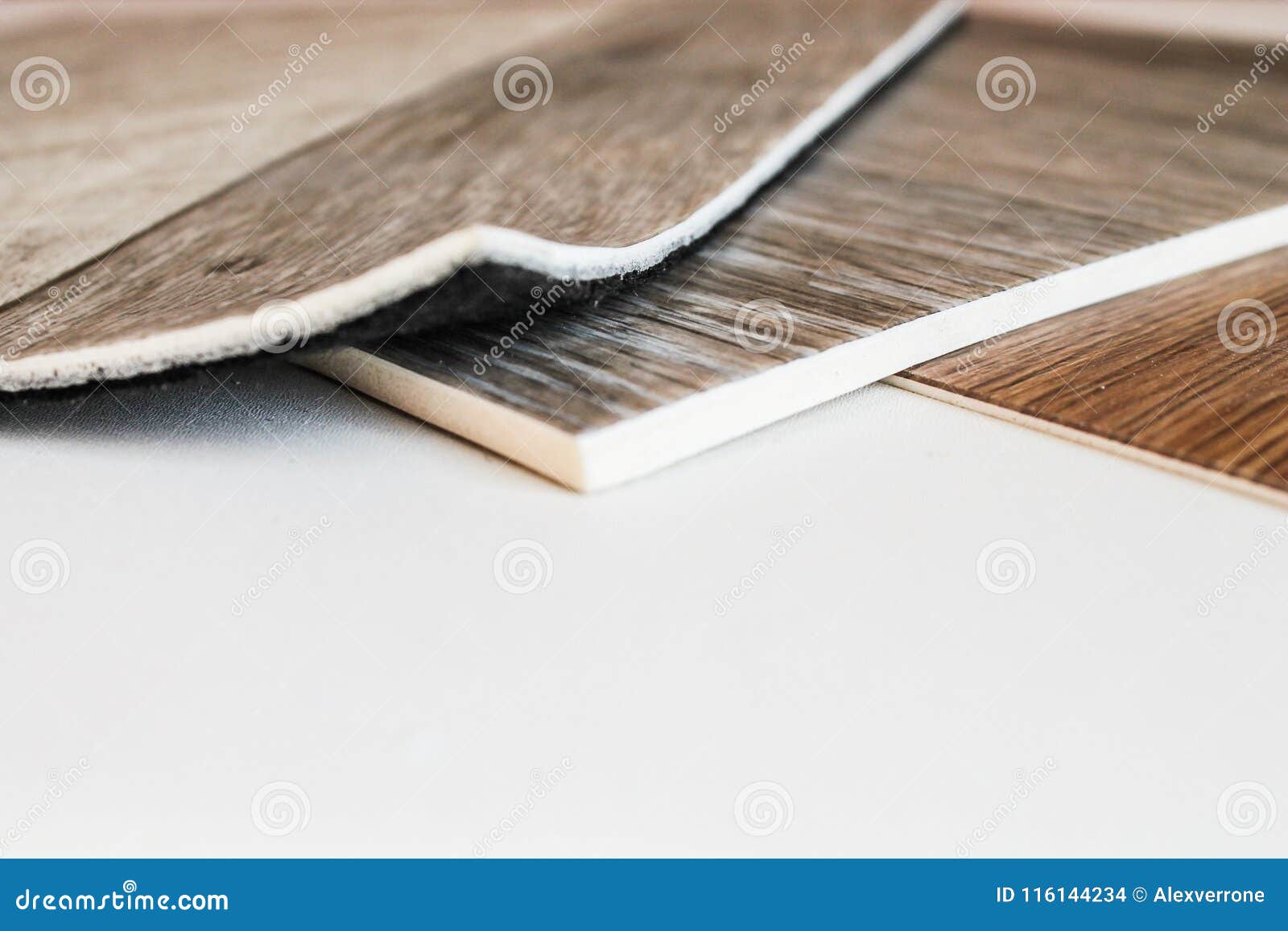 Types of Linoleum of Different Thicknesses Stock Photo - Image of ...