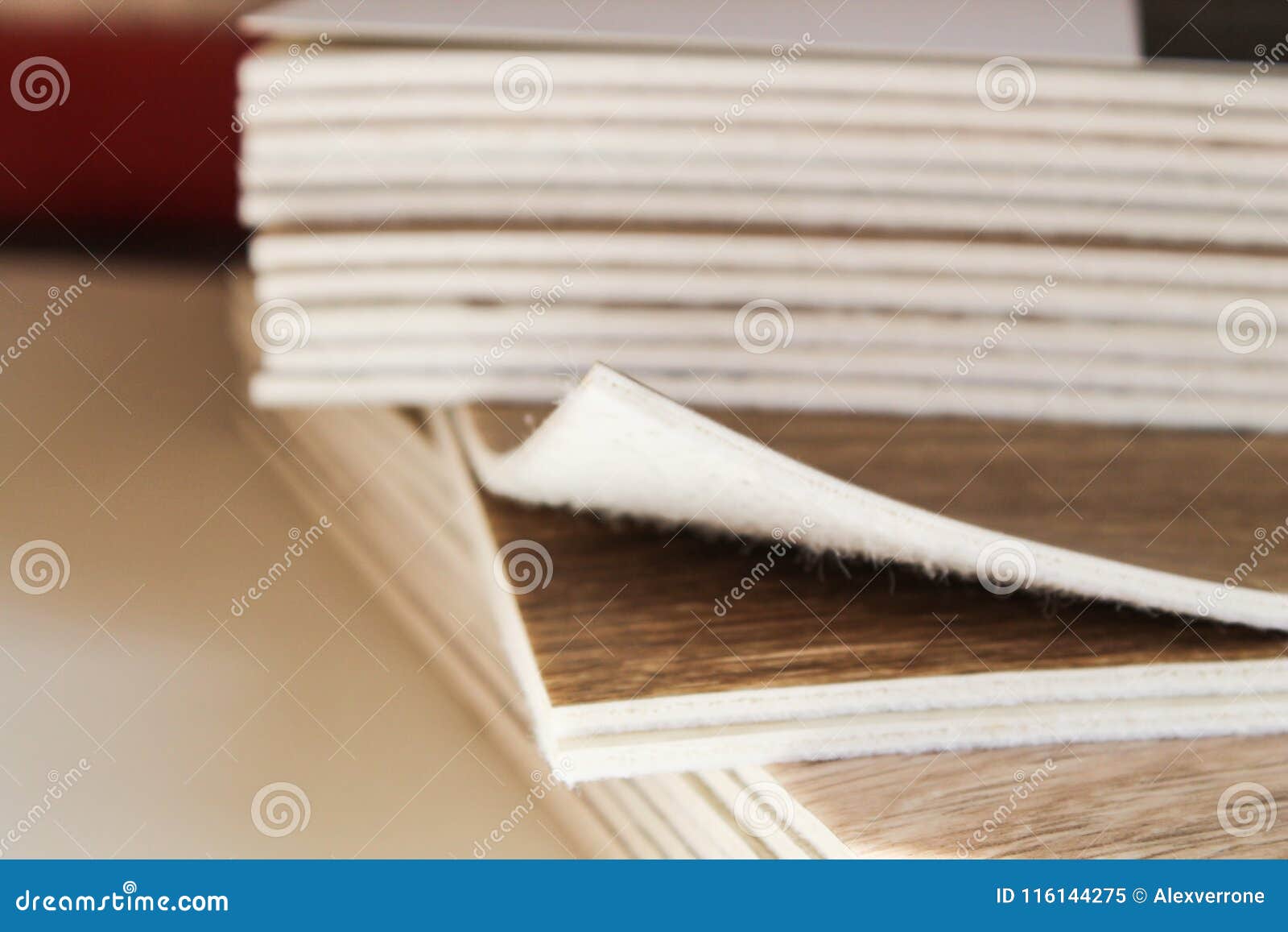 Types of Linoleum of Different Thicknesses Stock Image - Image of ...