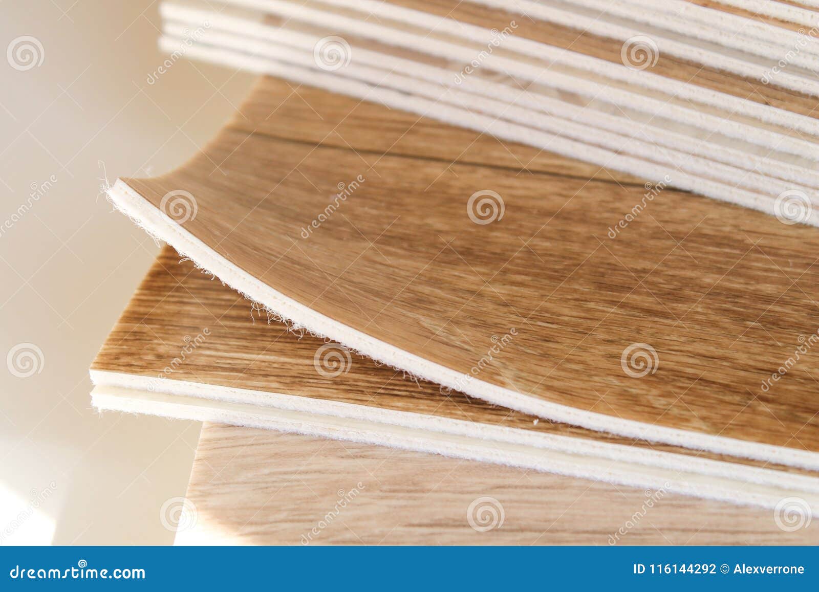 Types of Linoleum of Different Thicknesses Stock Photo - Image of ...