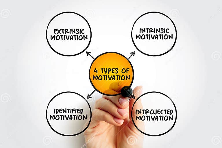 4 Types of Motivation Mind Map Concept for Presentations and Reports ...