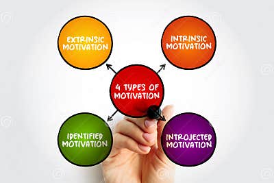 4 Types of Motivation Mind Map Concept for Presentations and Reports ...