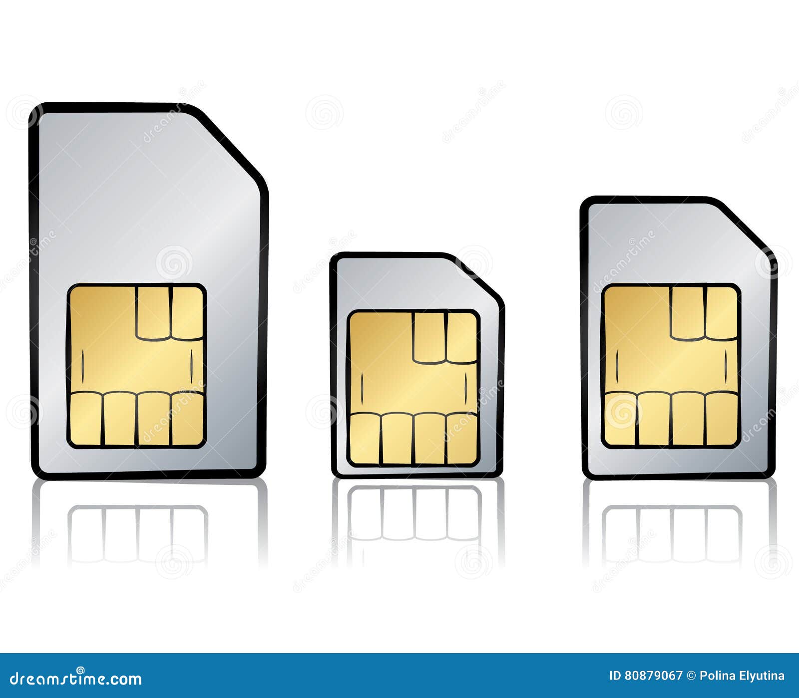 Types of sim cards stock vector. Illustration of internet - 80879067