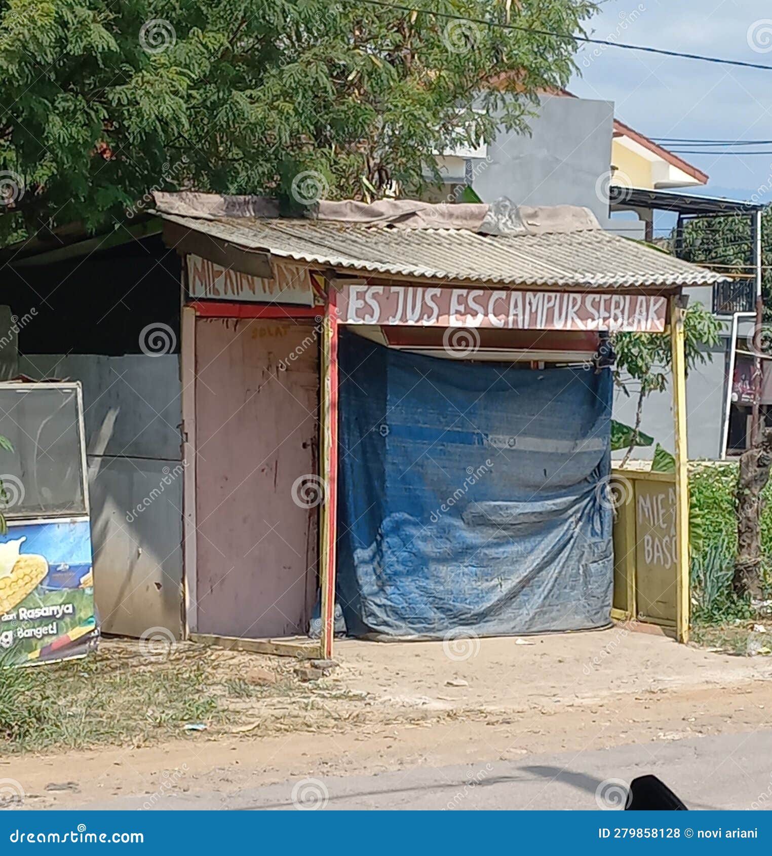 Types of Traditional Shops in Indonesian Villages Editorial Stock Photo ...