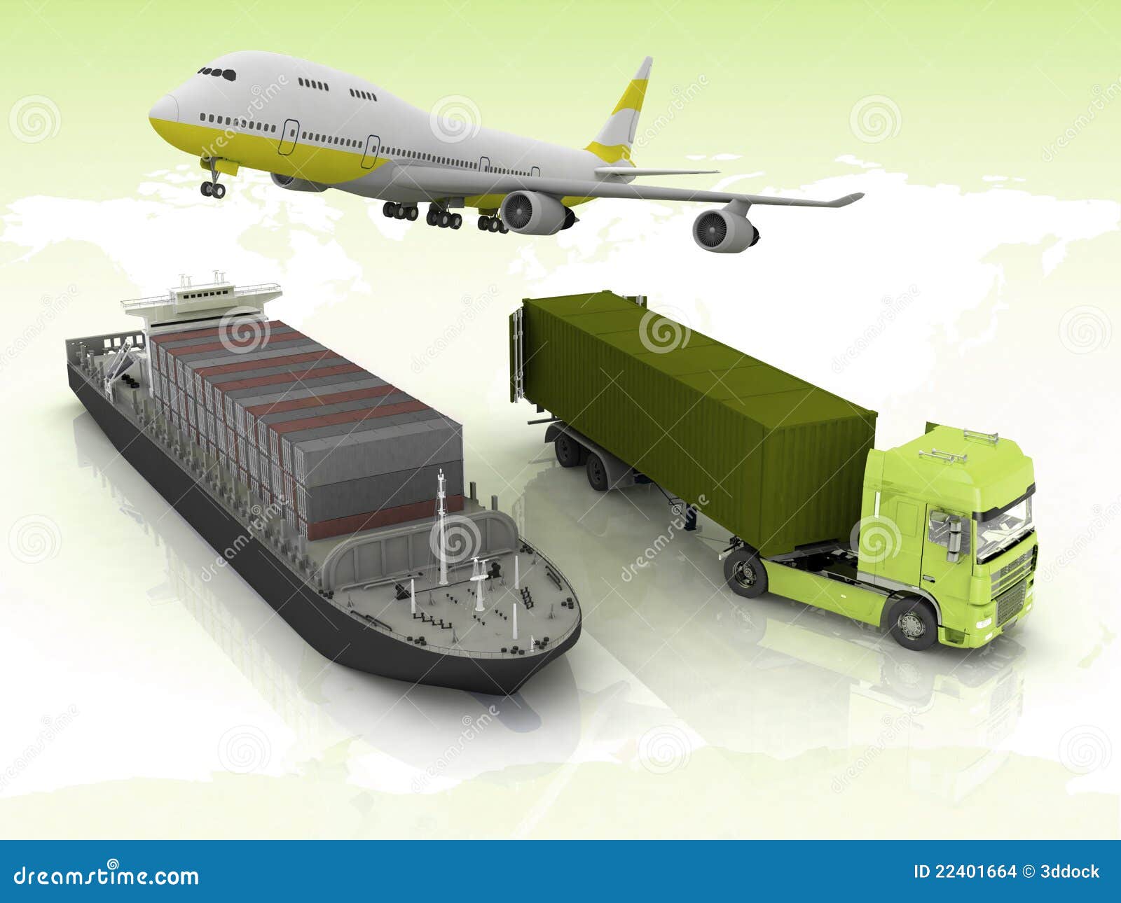 Types of transport stock illustration. Illustration of aircraft - 22401664
