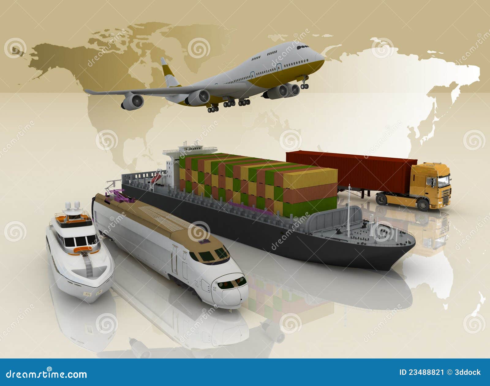 Types of transport stock illustration. Illustration of design - 23488821