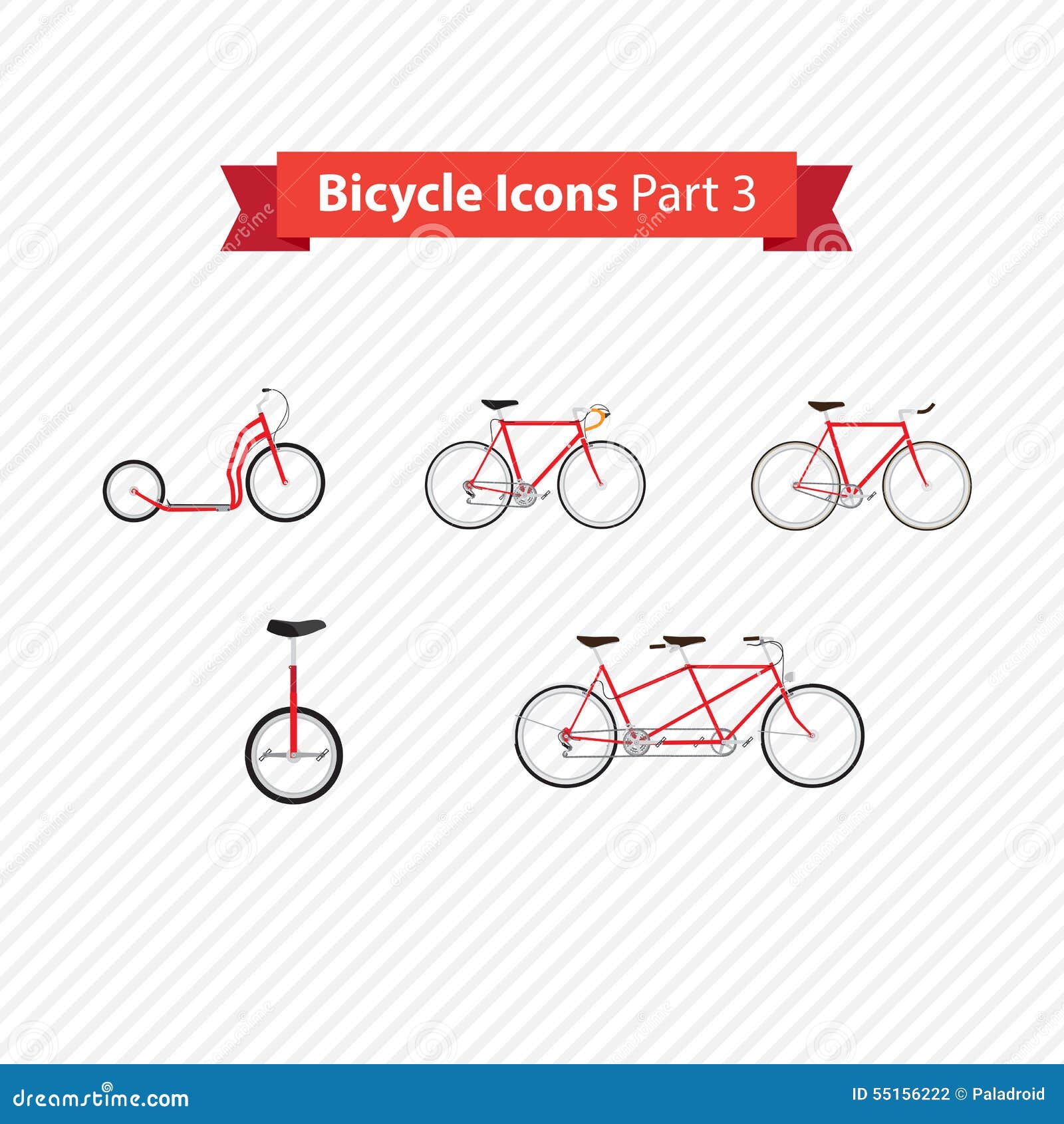 Types van fietsen vector illustratie. Illustration of kustwacht - 55156222