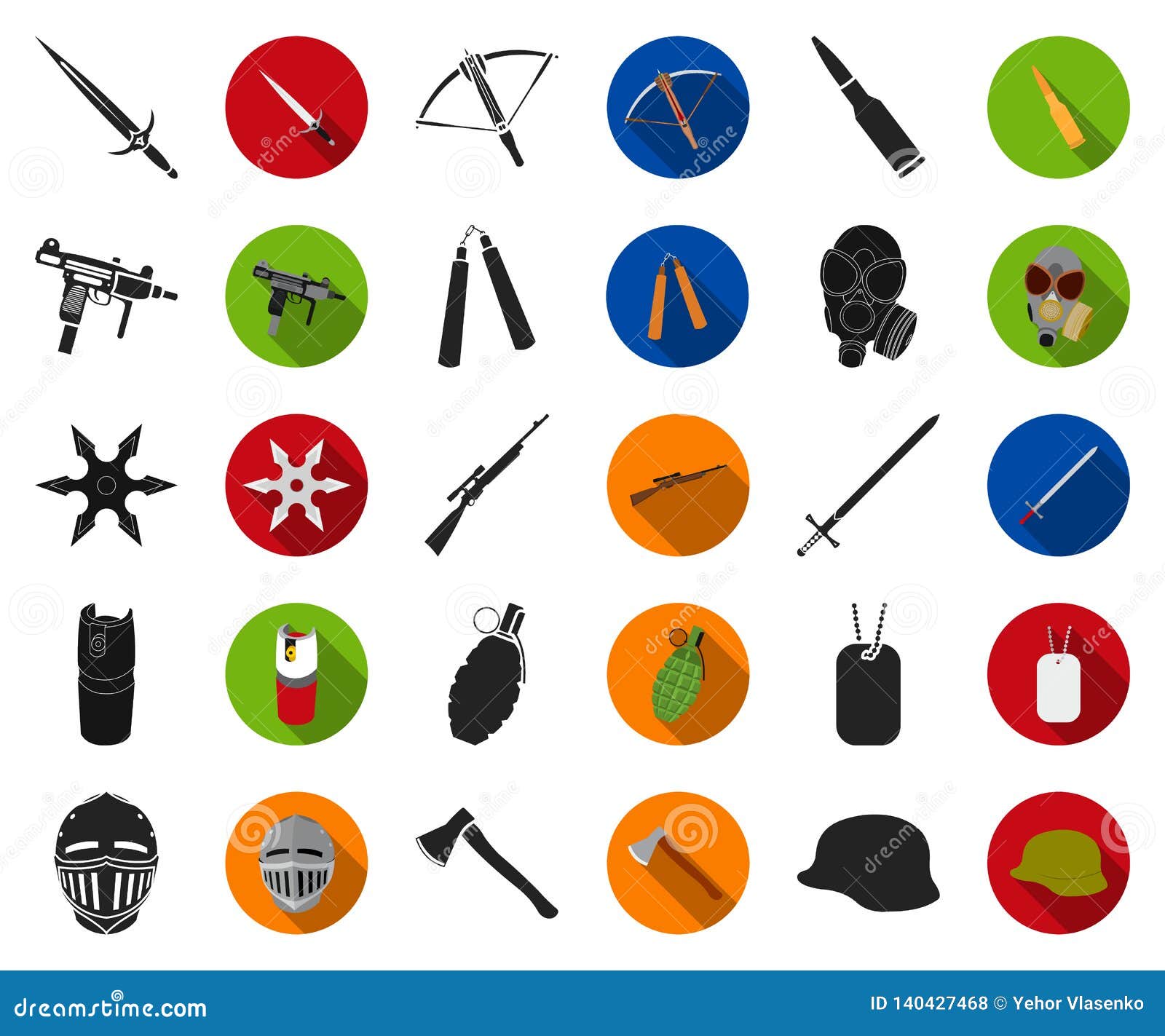 Types Of Weapons Cartoon,monochrom Icons In Set Collection For Design ... Types Of Weapons Cartoon,monochrom Icons In Set Collection For Design ...