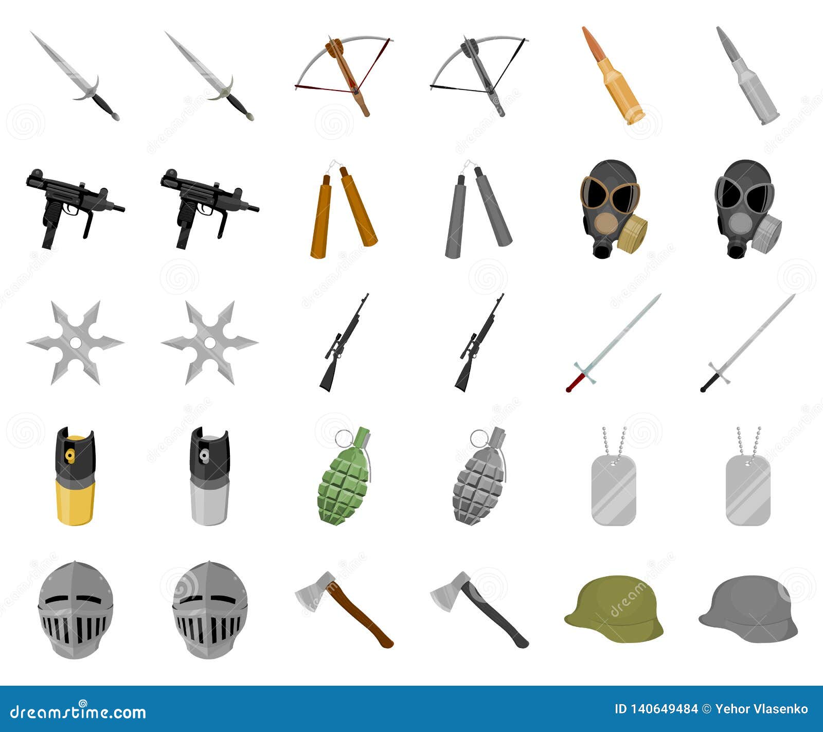Types Of Weapons Cartoon,black,flat,monochrome,outline Icons In Set ... Types Of Weapons Cartoon,black,flat,monochrome,outline Icons In Set ...